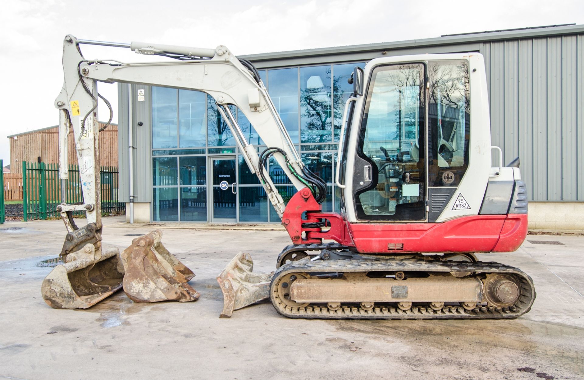 Takeuchi TB250 5 tonne rubber tracked excavator Year: 2018 S/N ...