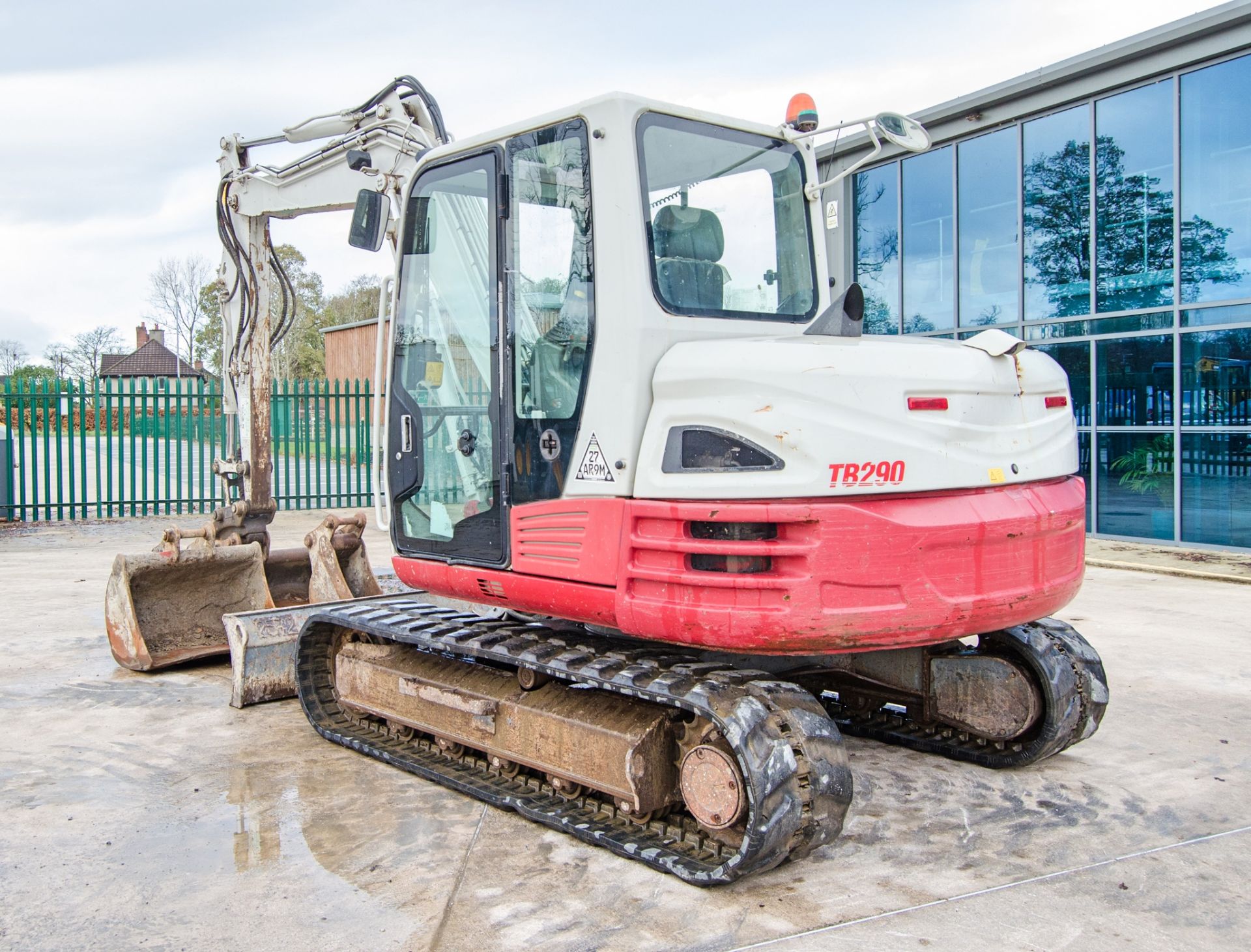 Takeuchi TB290 9 tonne rubber tracked excavator Year: 2018 S/N ...