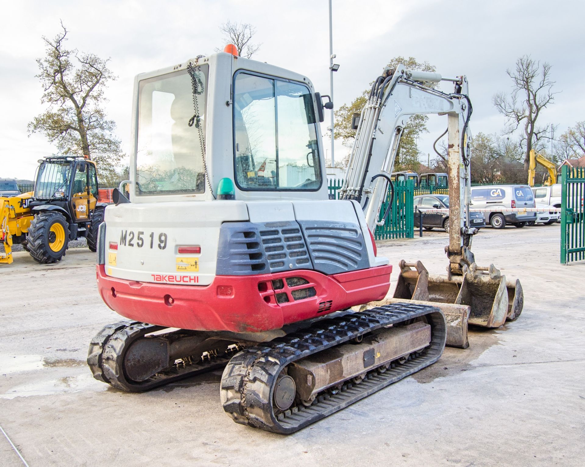 Takeuchi TB250 5 tonne rubber tracked excavator Year: 2018 S/N ...