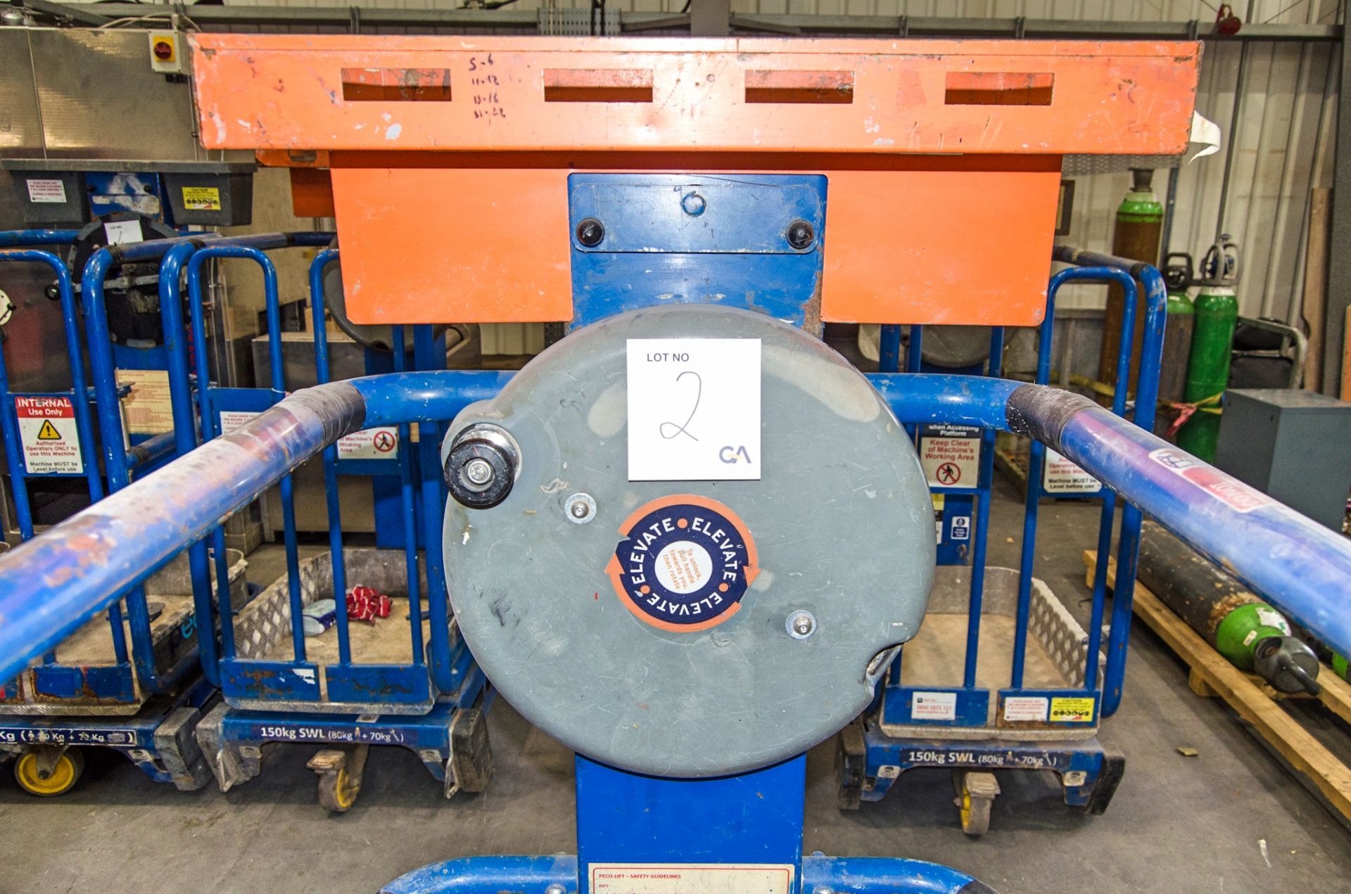 Power Tower Peco Lift push around manual vertical lift personnel lift S ...