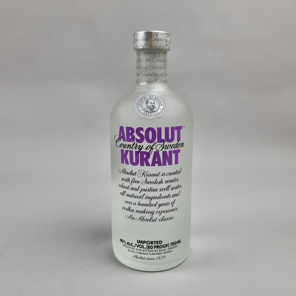 Absolut "Kurant" Limited Edition Blackcurrant Flavoured Vodka - 700ml ...