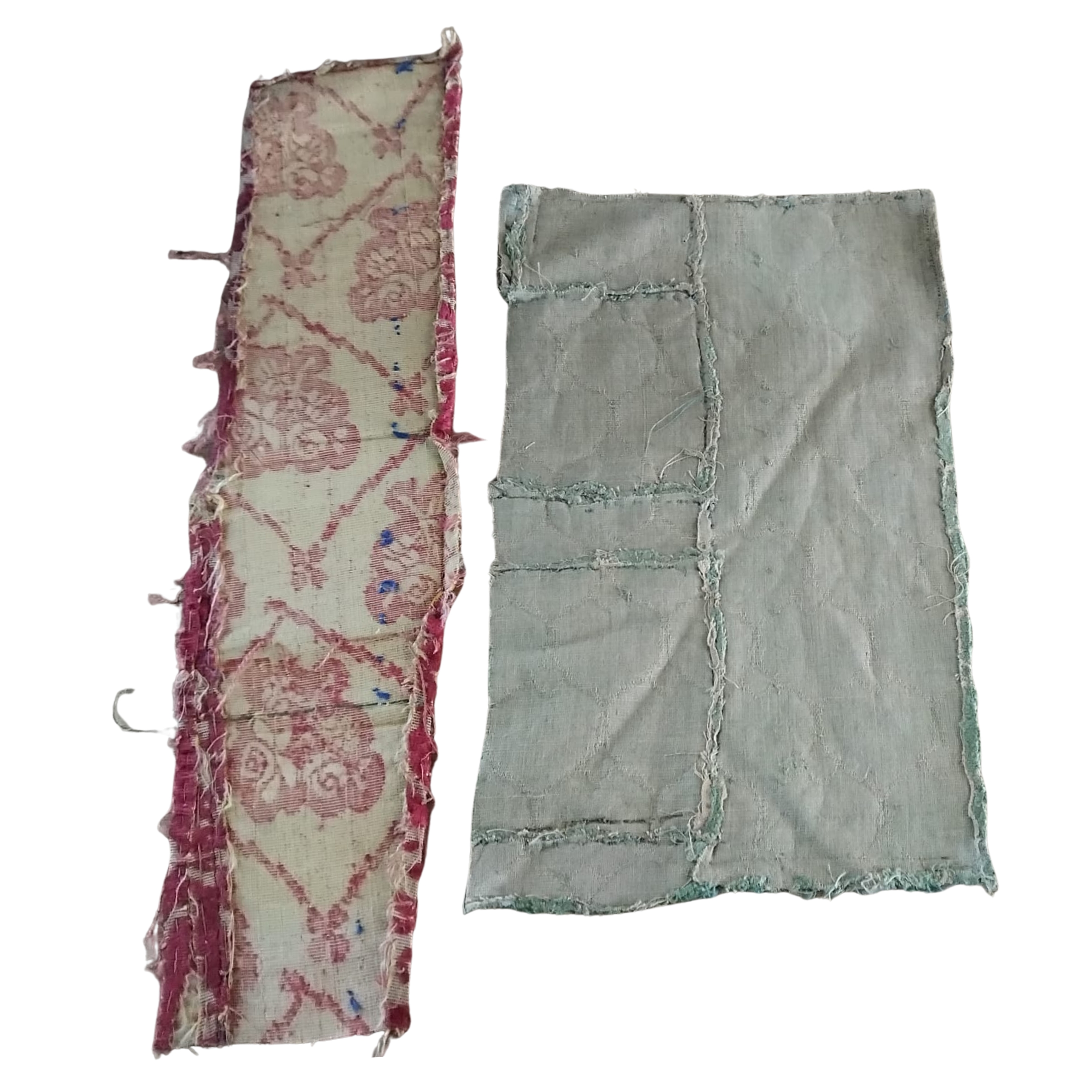 An Indian Mughal textile fragment, late 17th / early 18th century, with ...