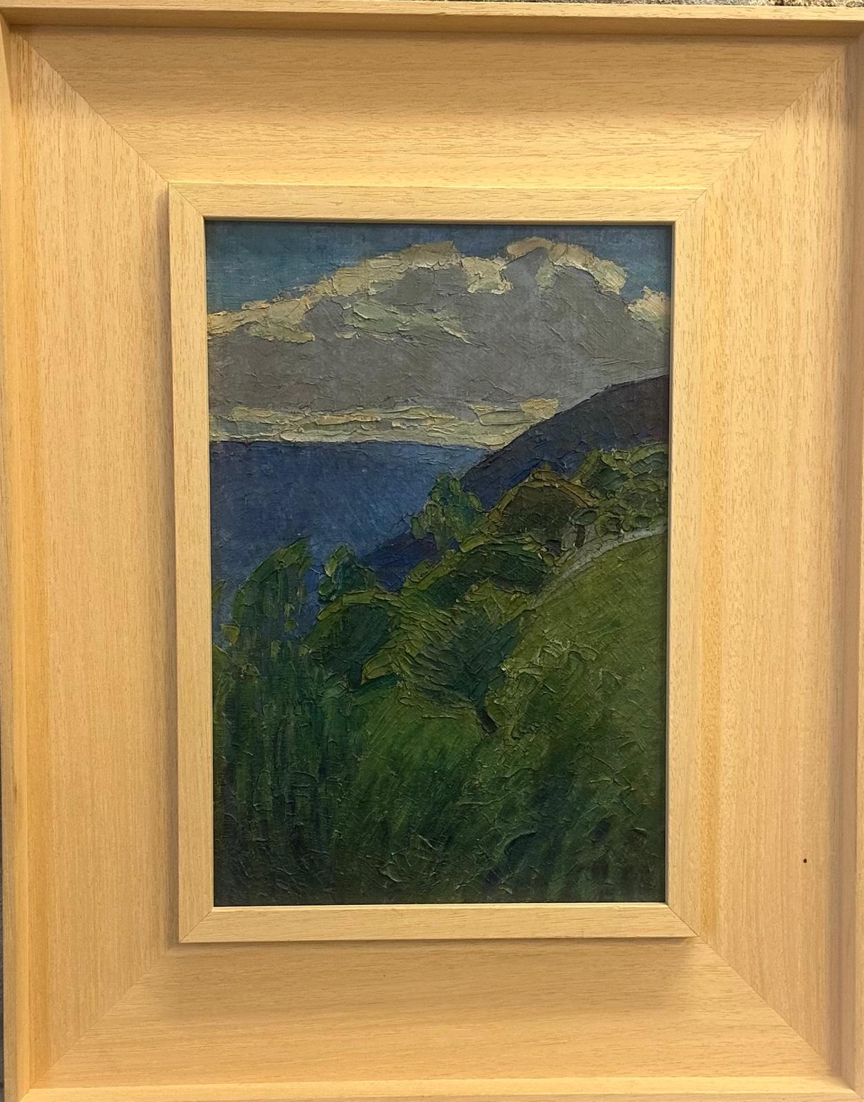Agnes Hope Joseph (1878-1953) landscape, oil on board 28cm x 19cm frame ...