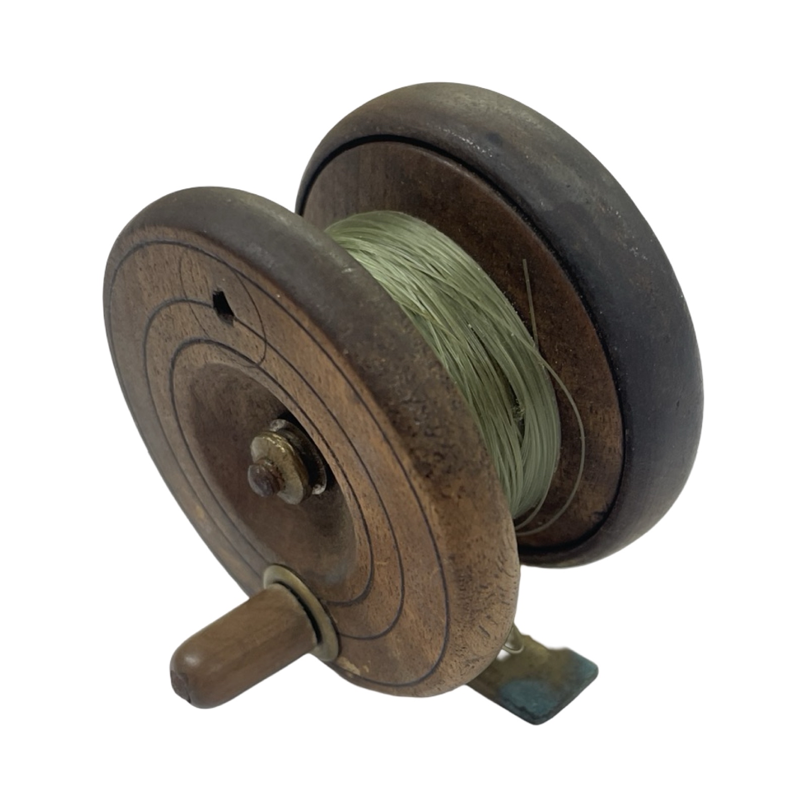 4 fishing reels to include: 3 wooden reels, one by Alfred and Sons ...