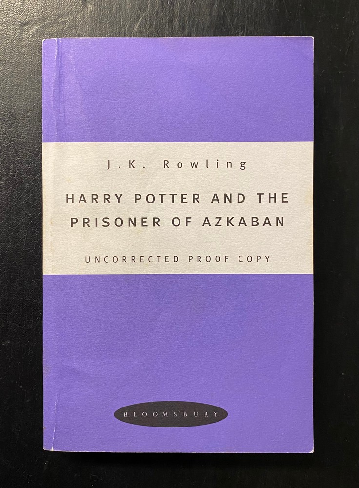 ROWLING, (J. K.). Harry Potter and the Prisoner of Azkaban, UNCORRECTED ...