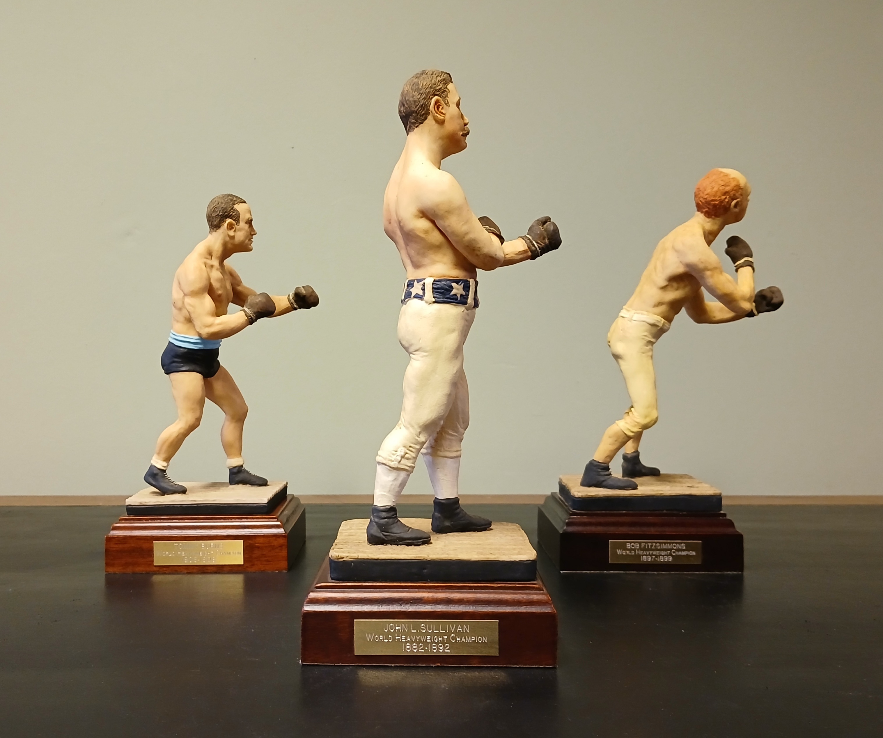 Heavyweight Champion Boxing figurines by D. Lovatt, hand-painted, made ...