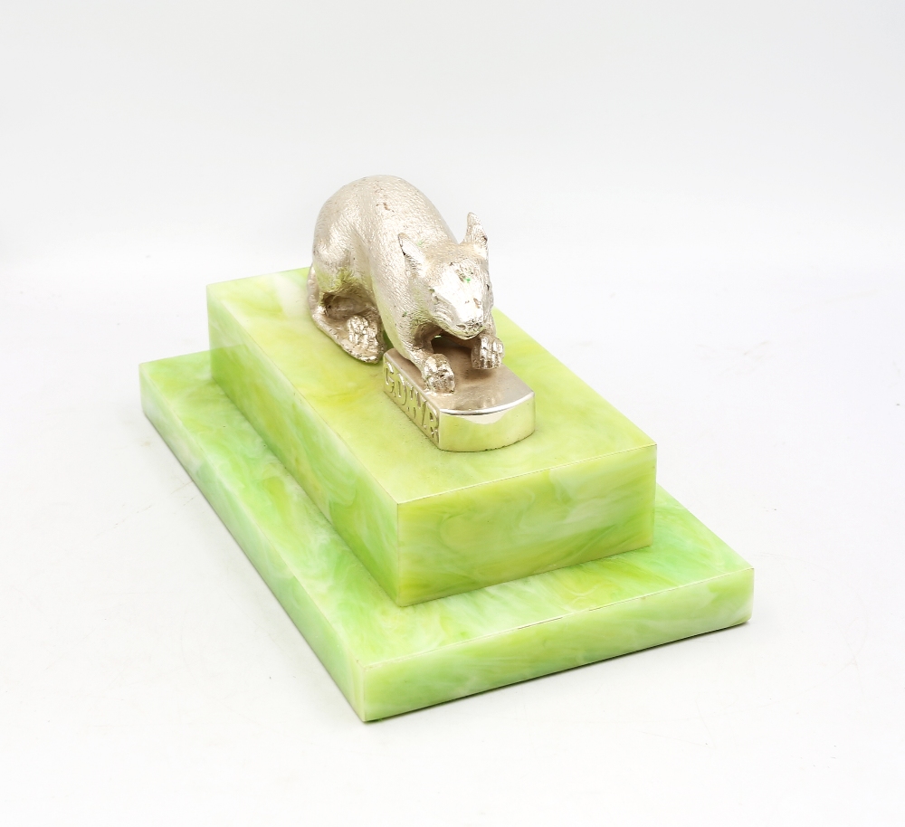 The Grand Order of Water Rats award: the silvered life size rat rests ...