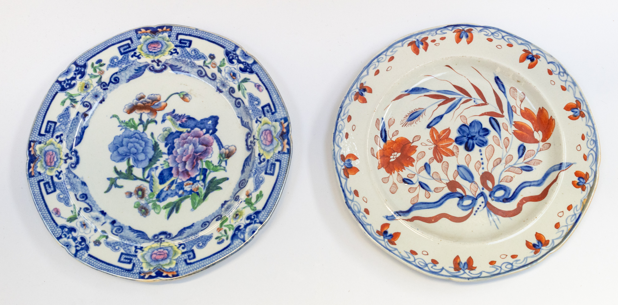 A collection of 10 CJ Mason, Ashworth and Cauldon ironstone ...