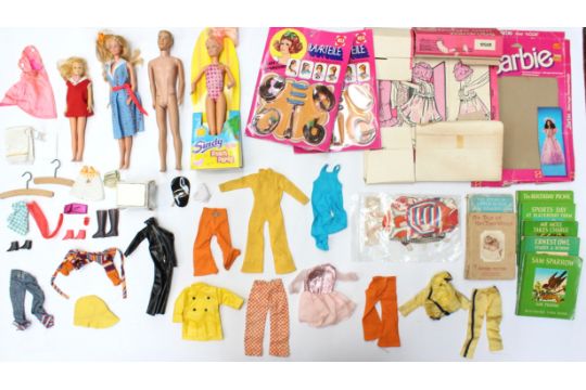 Dolls: A collection of four assorted vintage dolls with varying ...
