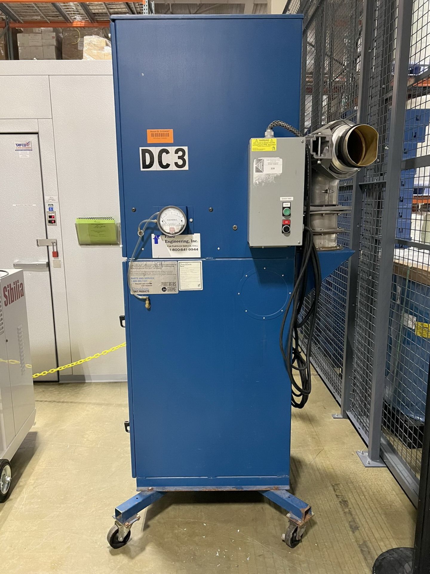 Torit Donaldson Model VS 1500 Portable dust collector. Location ...