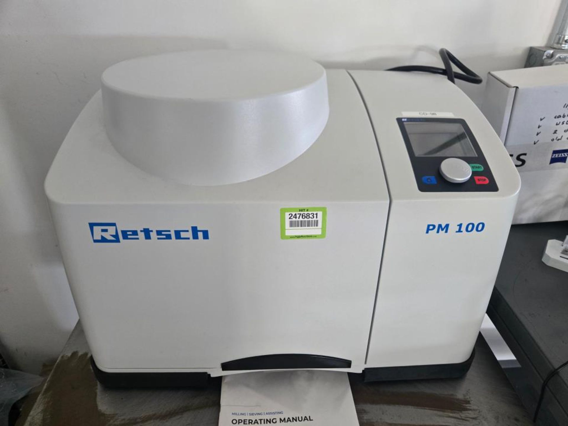 Retsch PM100 2021 High Performance Planetary Ball Mill w/ Single ...