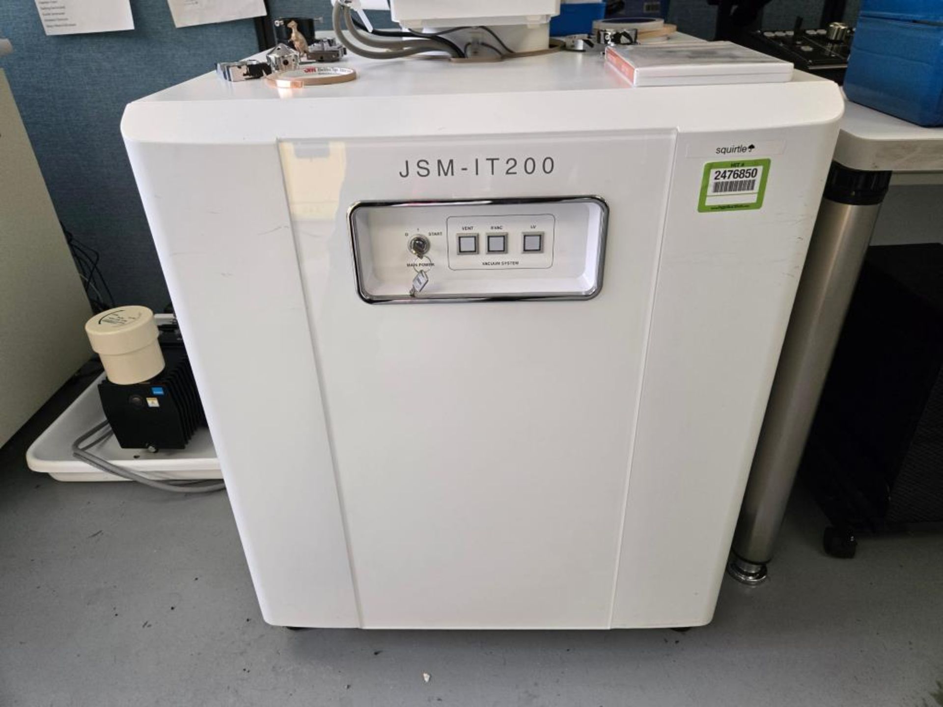 JEOL JSM-IT200 Analytical Scanning Electron Microscope System. System Includes: Controller; Ulvac