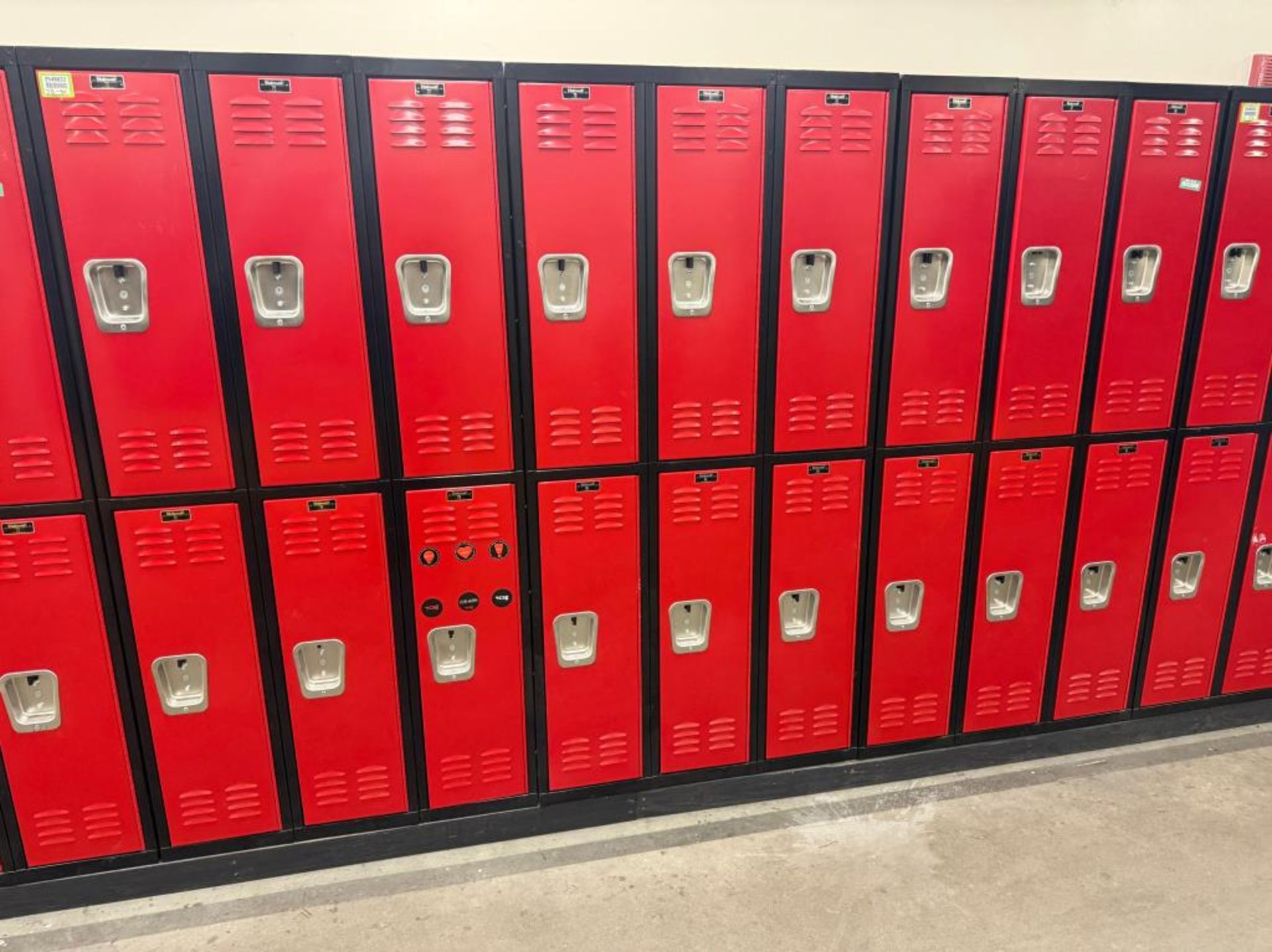 Hallowell Lot of (18) Lockers in Sets of 6, Measuring 36" x 18" x 72 ...