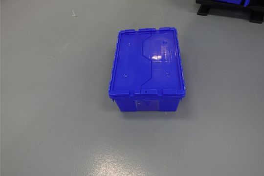Pallet of (Approx. 48) Plastic Totes, Dimensions 20" x 14" x 9". HIT ...