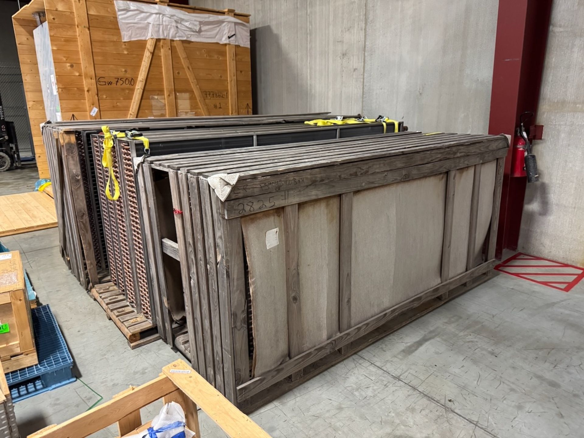 Rae Corp 58W45X83-8-6-W and 58W52.50x115-8-6-W Crates of single wall ...