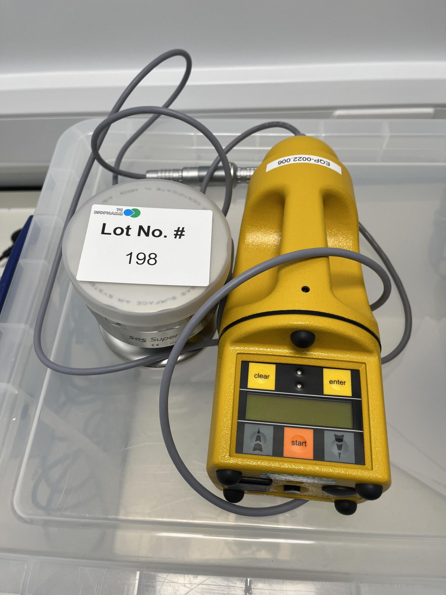1: Cherwell, SAS Super Isolator, Microbial Air Sampler, Serial Number ...