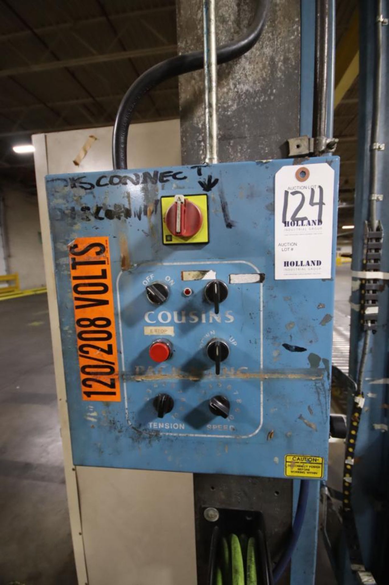 Cousins Pallet Wrapper, Appx. 4' Arm