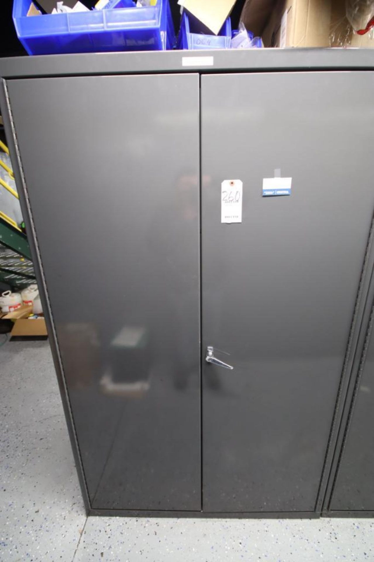 Uline 2 Door Cabinet with Contents-Fuses, Conduit Fittings, Buttons ...
