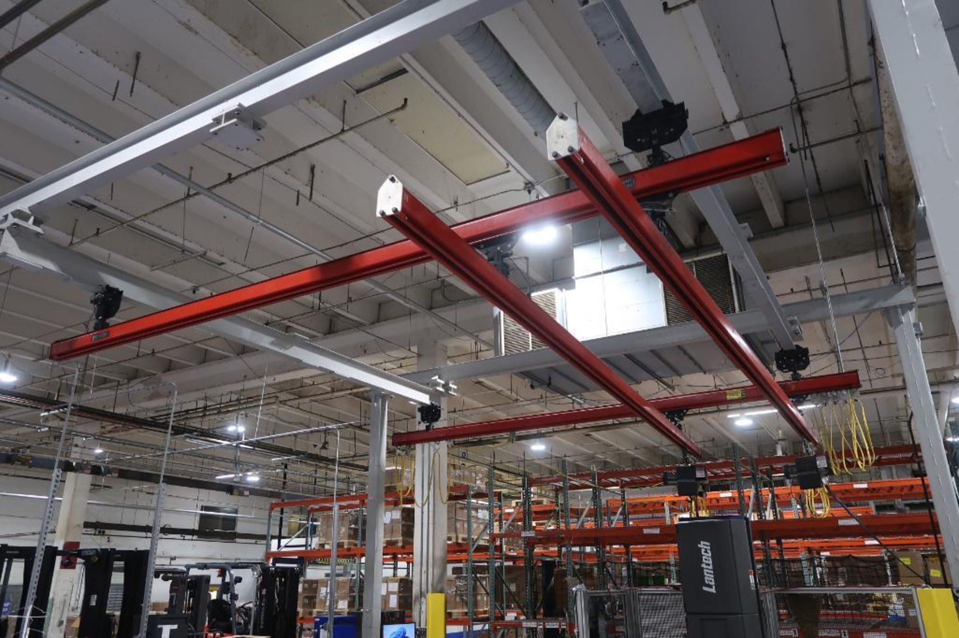Knight Global 500 Lb. Capacity Dual Bridge Free Standing Bridge Crane ...