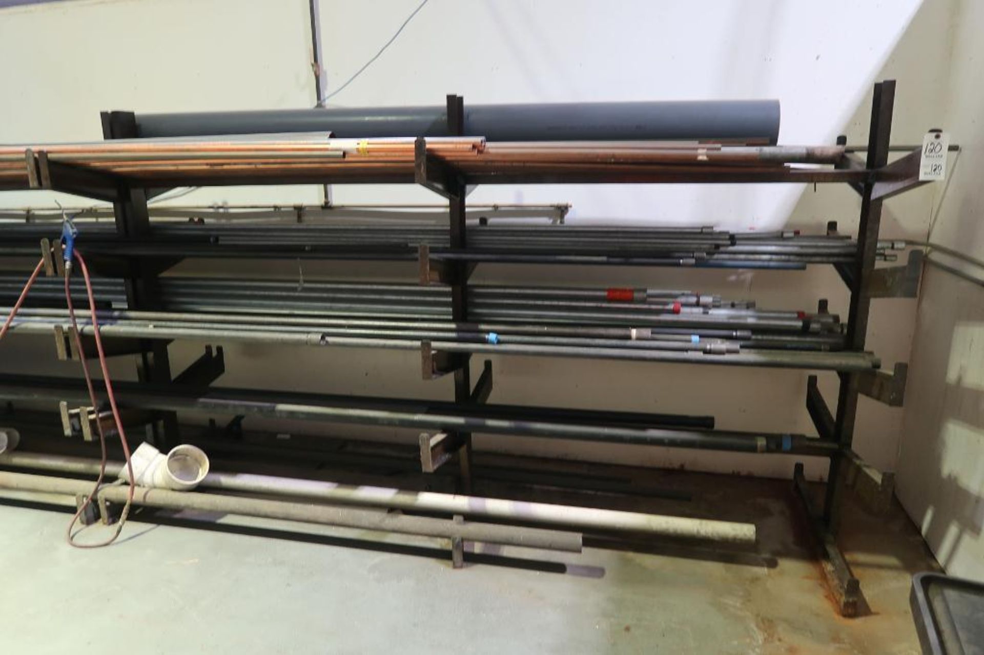 (2) 38" x 125" x 72" 5-Tier Double-Sided Cantilever Racks with Contents ...