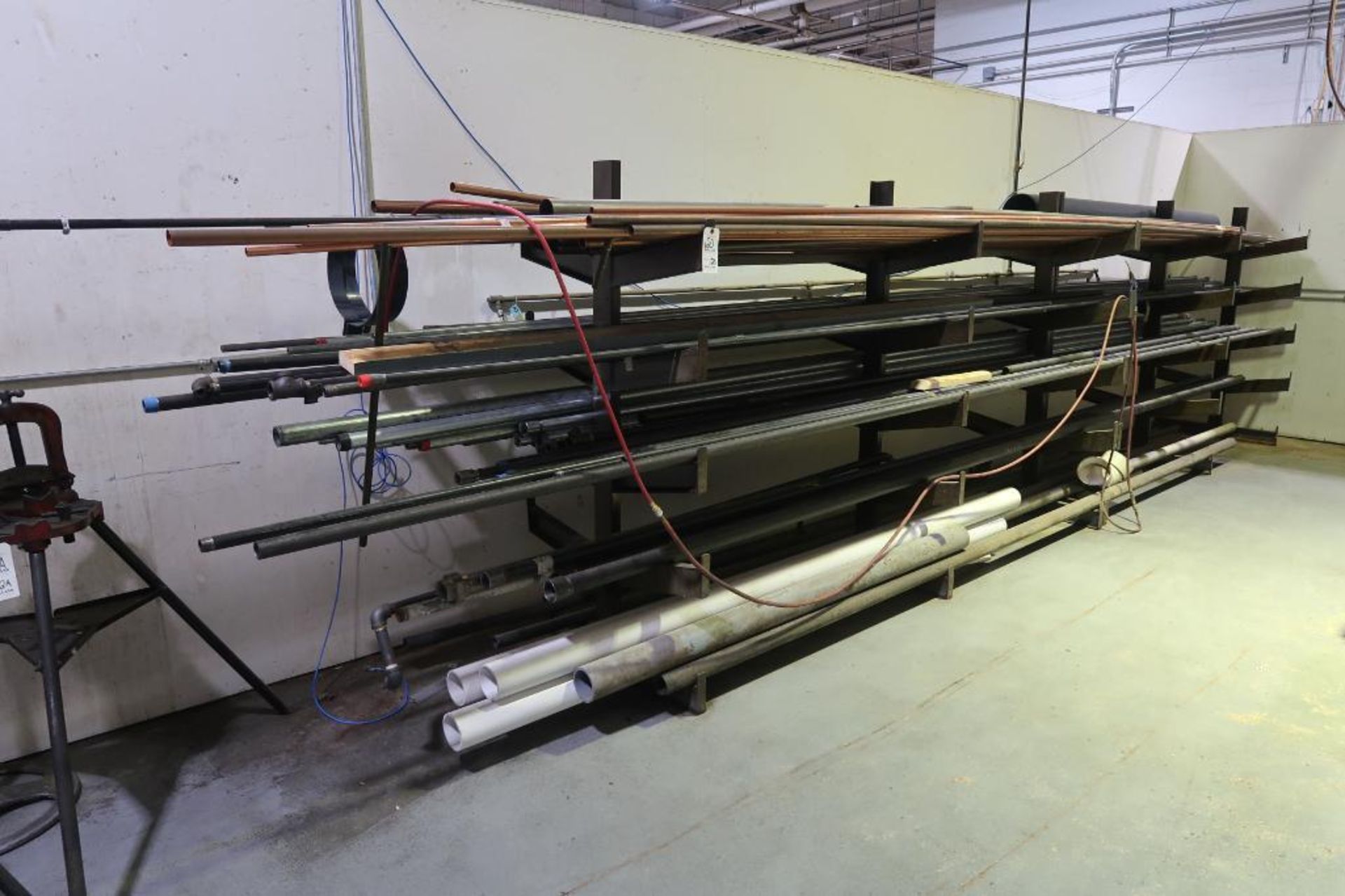 (2) 38" x 125" x 72" 5-Tier Double-Sided Cantilever Racks with Contents ...