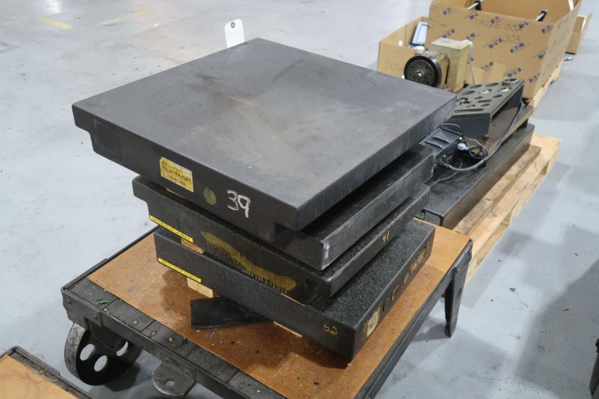 { Group of lots: 102, 103, 104 } (4) Granite Surface Plates to Include ...