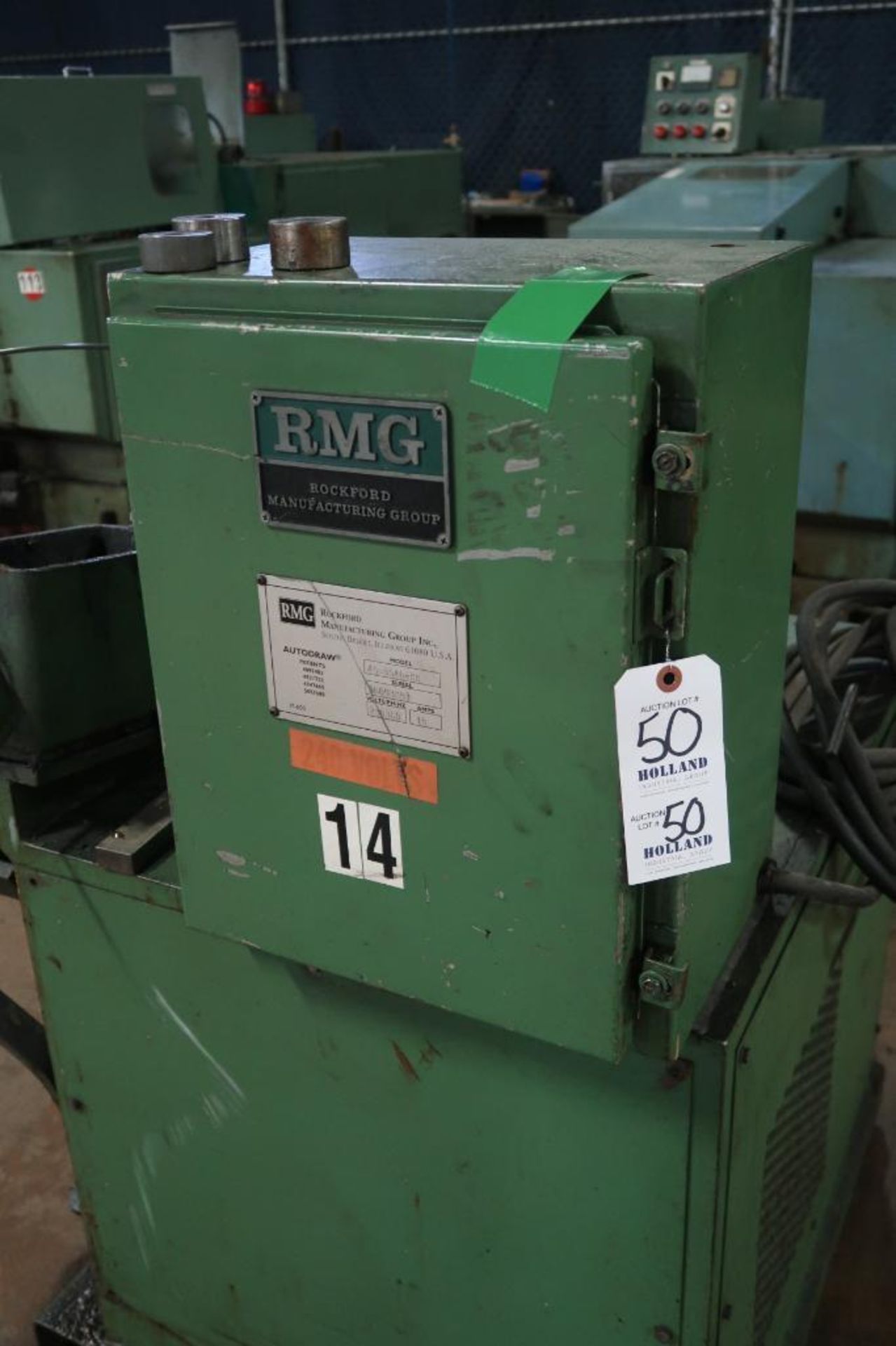 RMG Model 45-0546-86 Autodraw Wire Drawing Machine, 20" Dia. Torque Hub ...