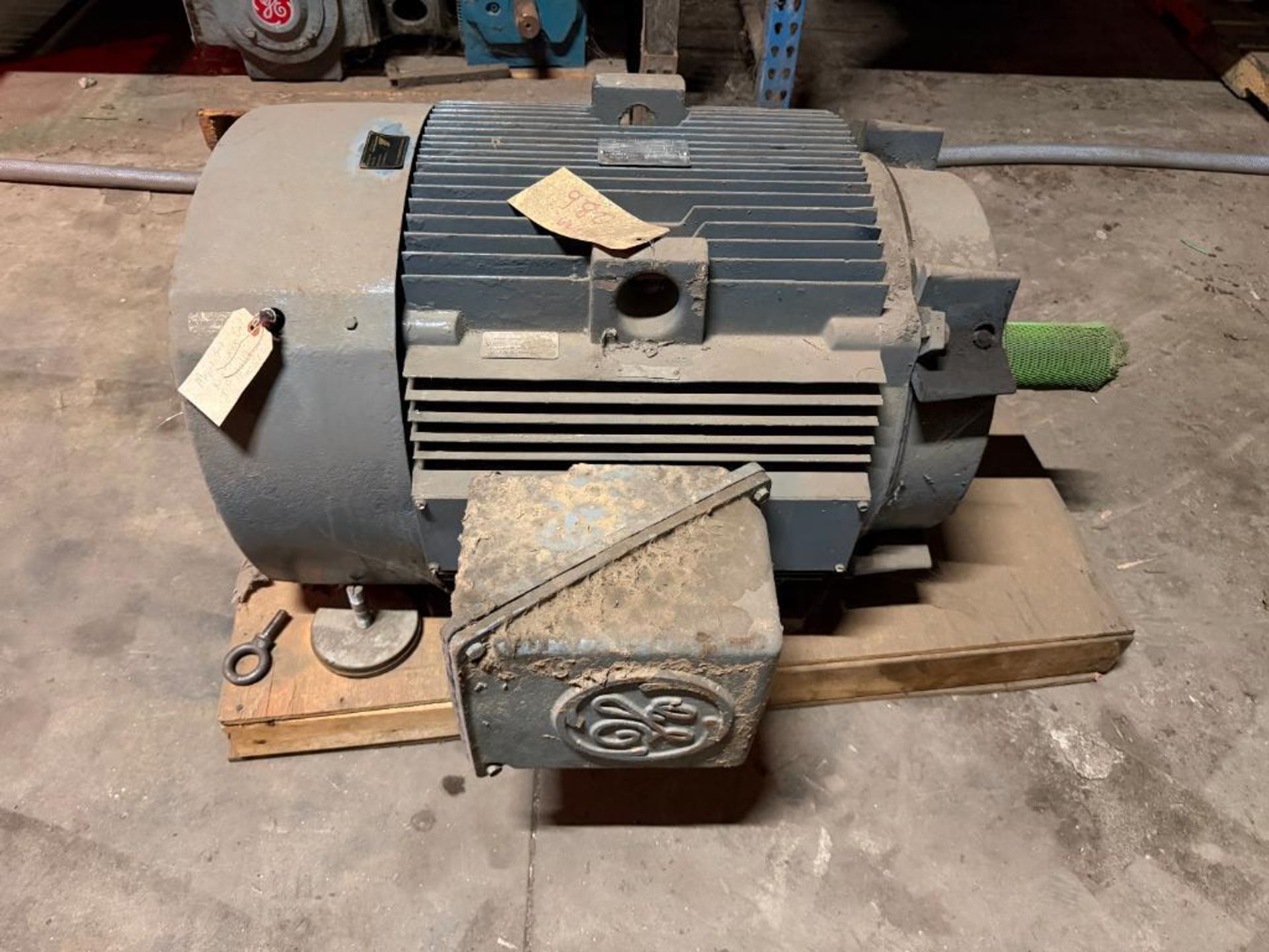 125 HP GENERAL ELECTIC MOTOR 1185 RPM FRAME 445T - Simple Rigging ...
