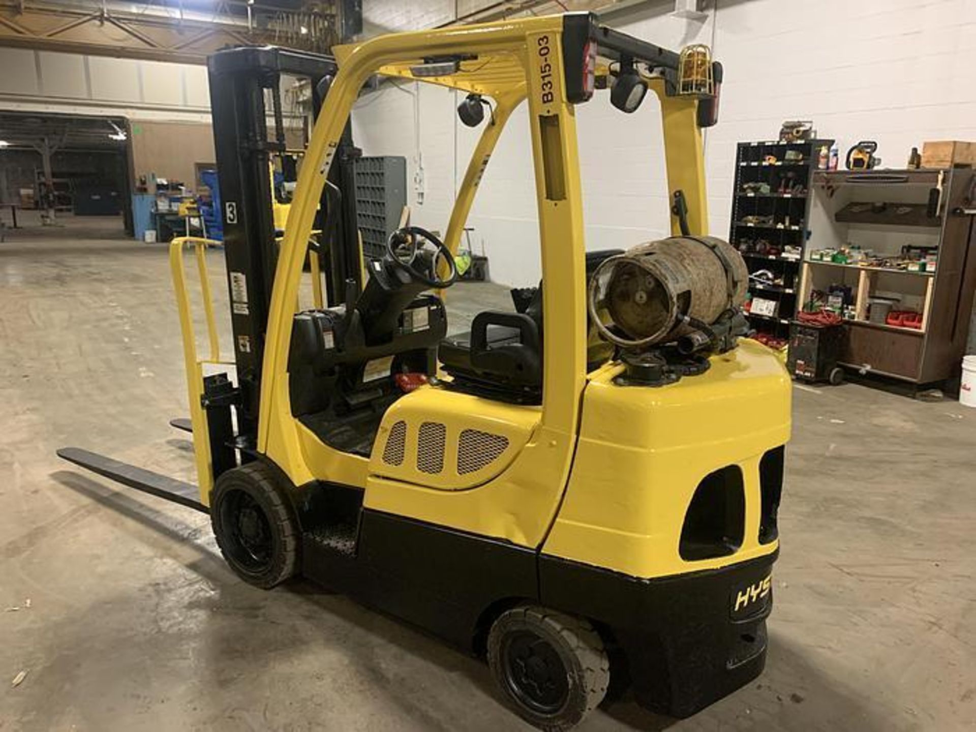 6,000 POUND HYSTER S60FT FORKLIFT 2-STAGE MAST - Simple Rigging/Loading ...