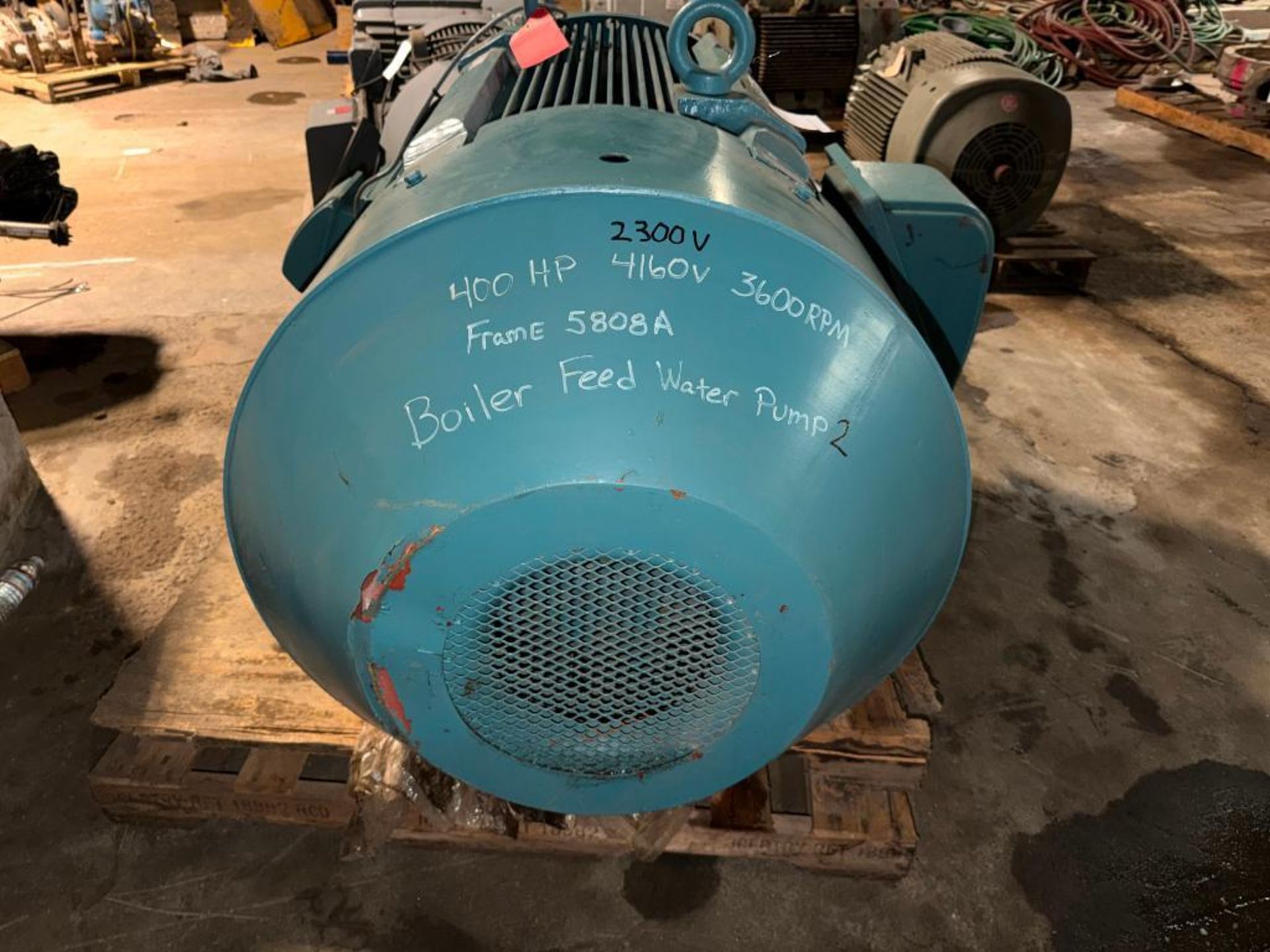 400 HP TECO-WESTINGHOUSE MOTOR 4160V 3580 RPM FRAME 5808A - Simple ...
