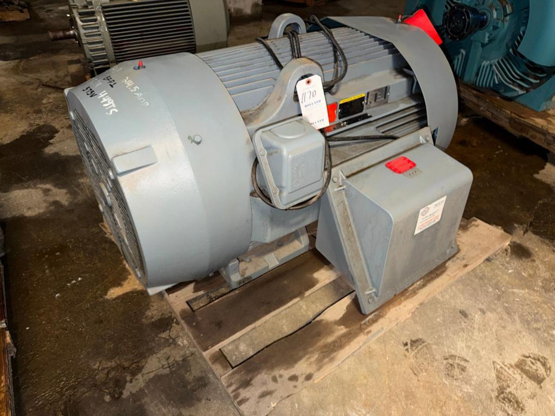 250 HP BALDOR RELIANCE MOTOR 3570 RPM FRAME 449TS