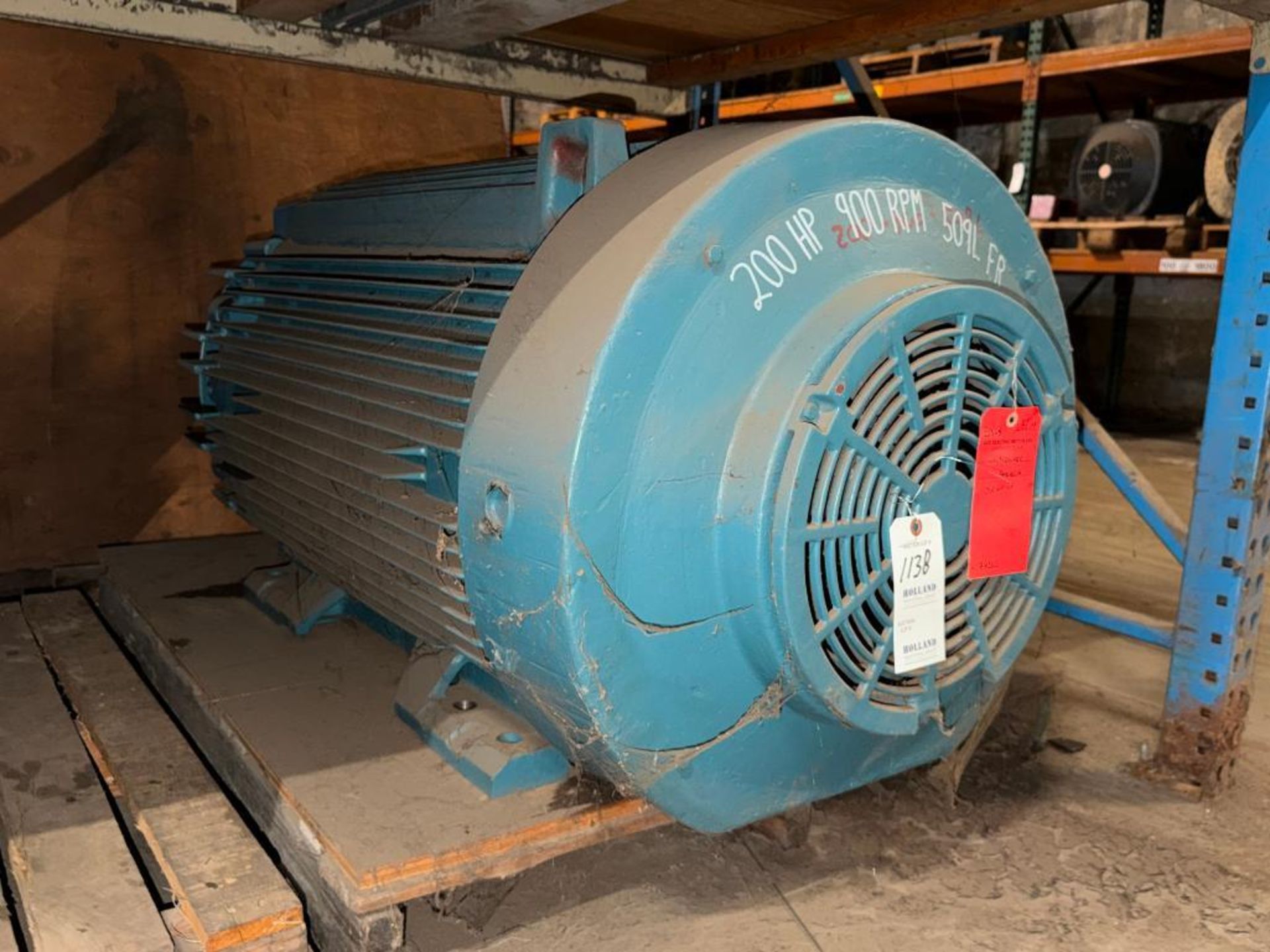 200 HP GENERAL ELECTRIC 575V MOTOR 509L FRAME 895 RPM