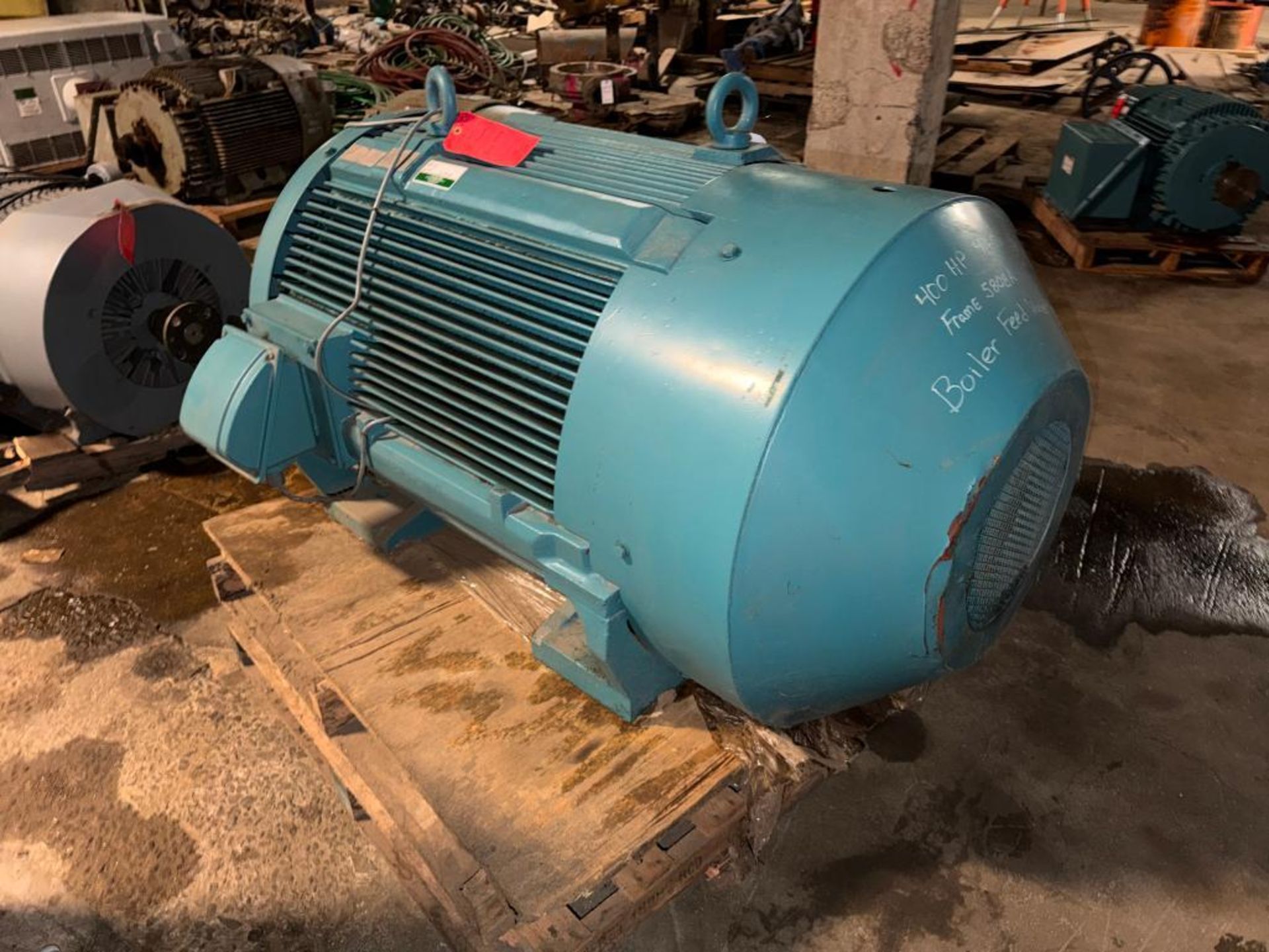 400 HP TECO-WESTINGHOUSE MOTOR 4160V 3580 RPM FRAME 5808A - Simple ...