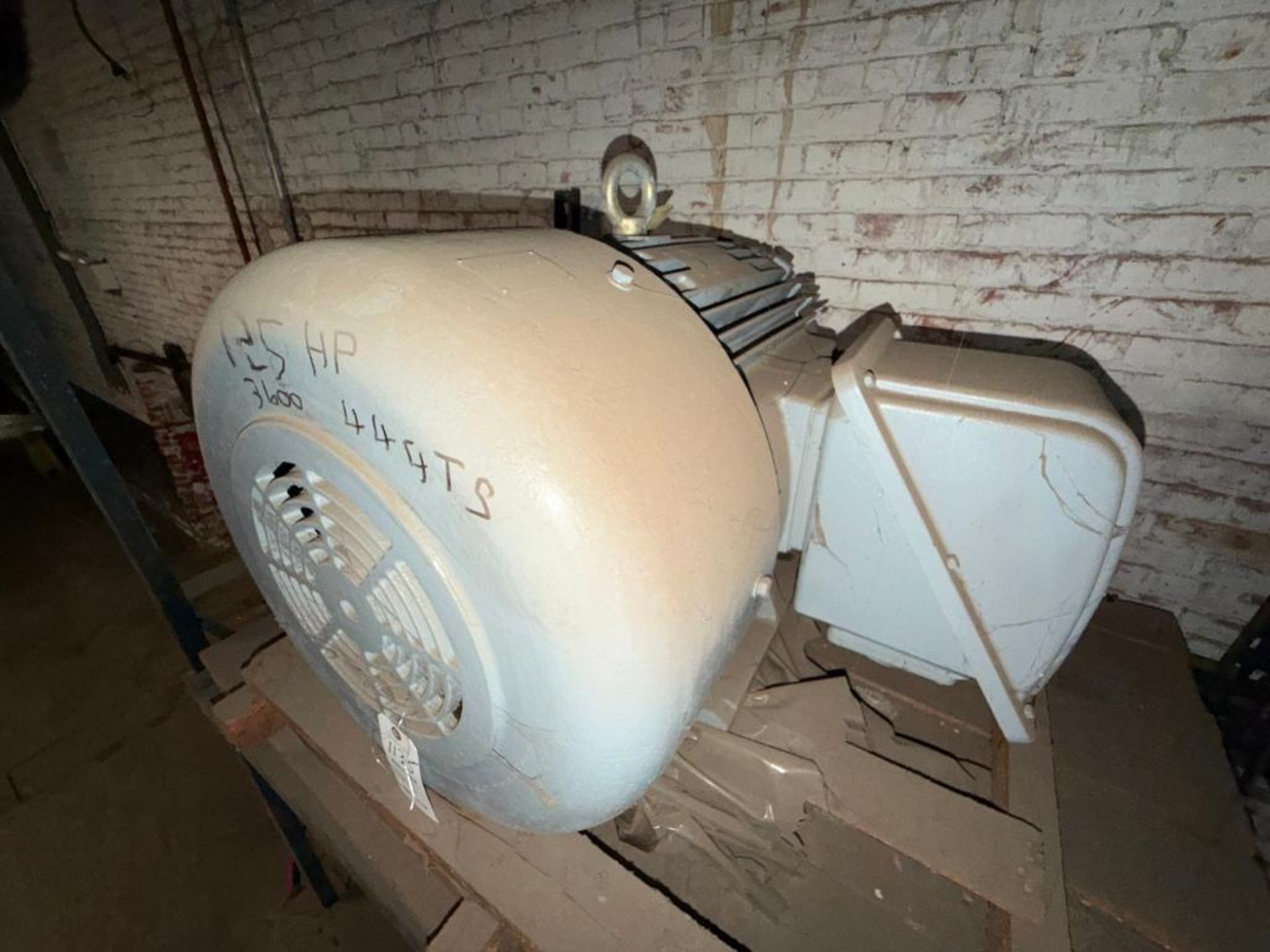 125 HP TECO-WESTINGHOUSE MOTOR 3560 RPM FRAME 444TS - Simple Rigging ...