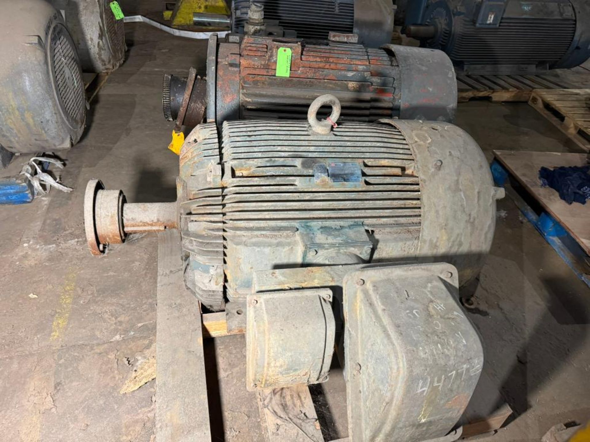 150 HP TECO-WESTINGHOUSE MOTOR 4160V 1775 RPM - Simple Rigging/Loading ...