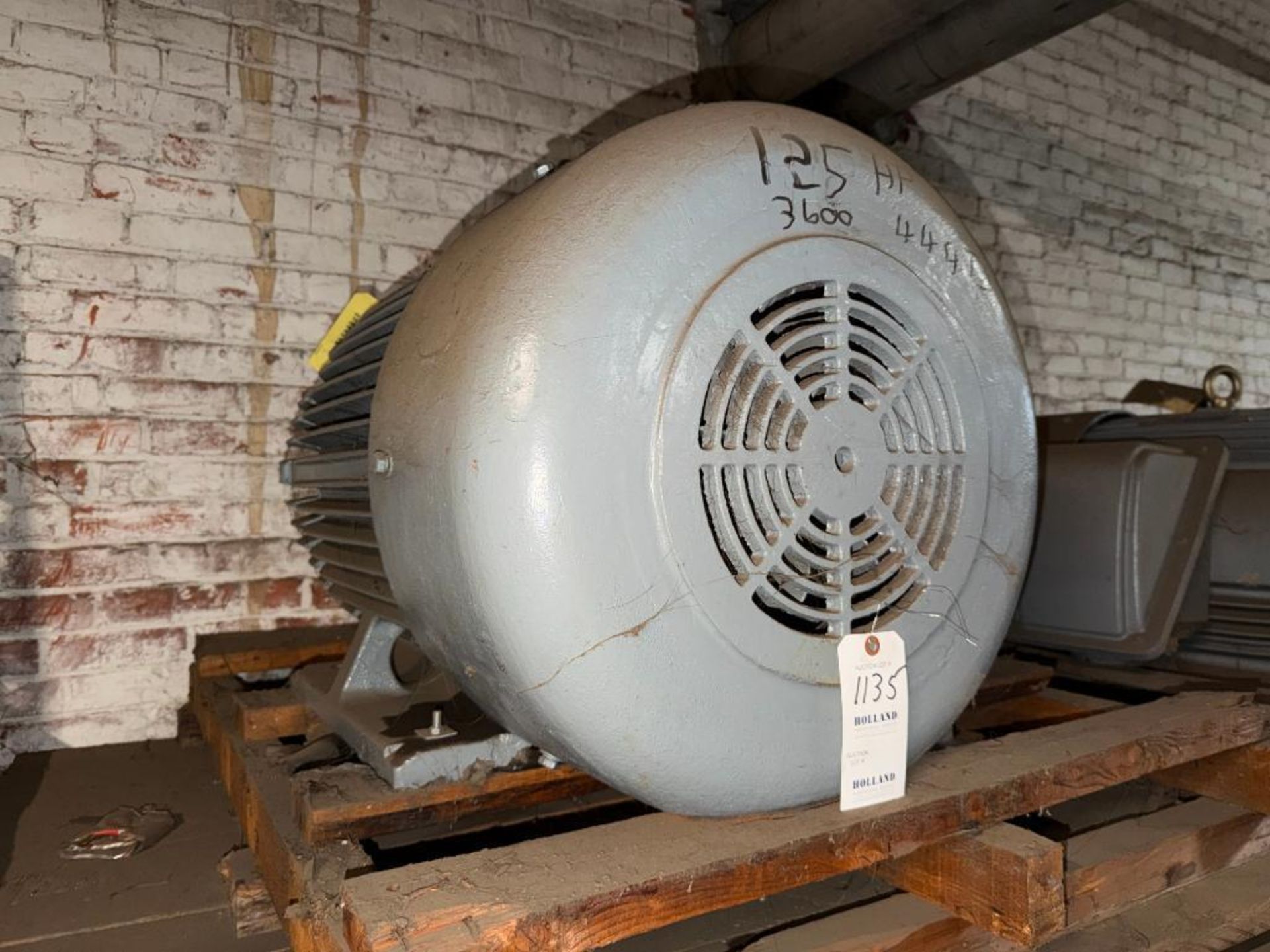 125 HP TECO-WESTINGHOUSE MOTOR 3560 RPM FRAME 444TS - Simple Rigging ...