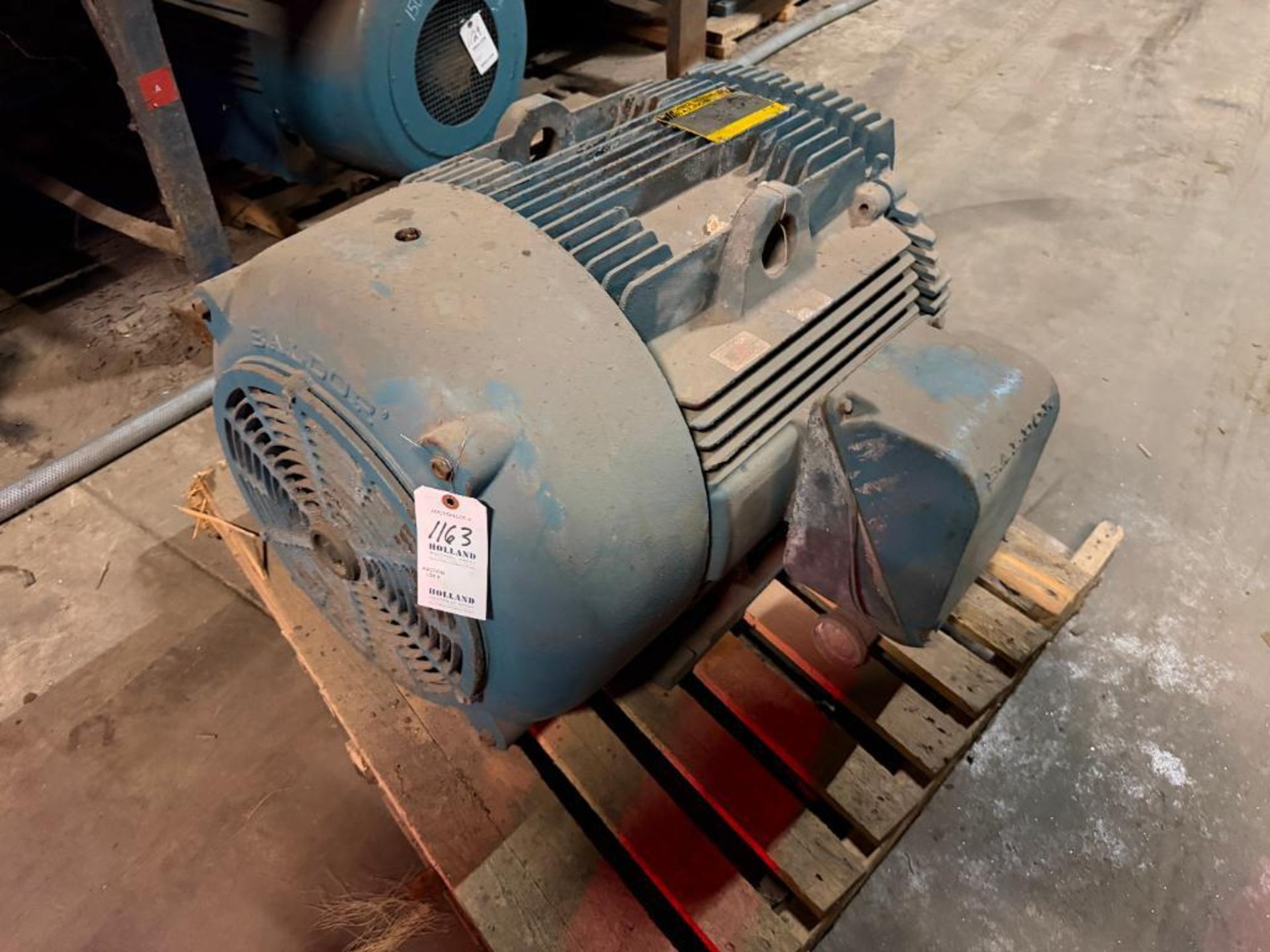 100 HP BALDOR SUPER-E MOTOR 1180 RPM 444T FRAME