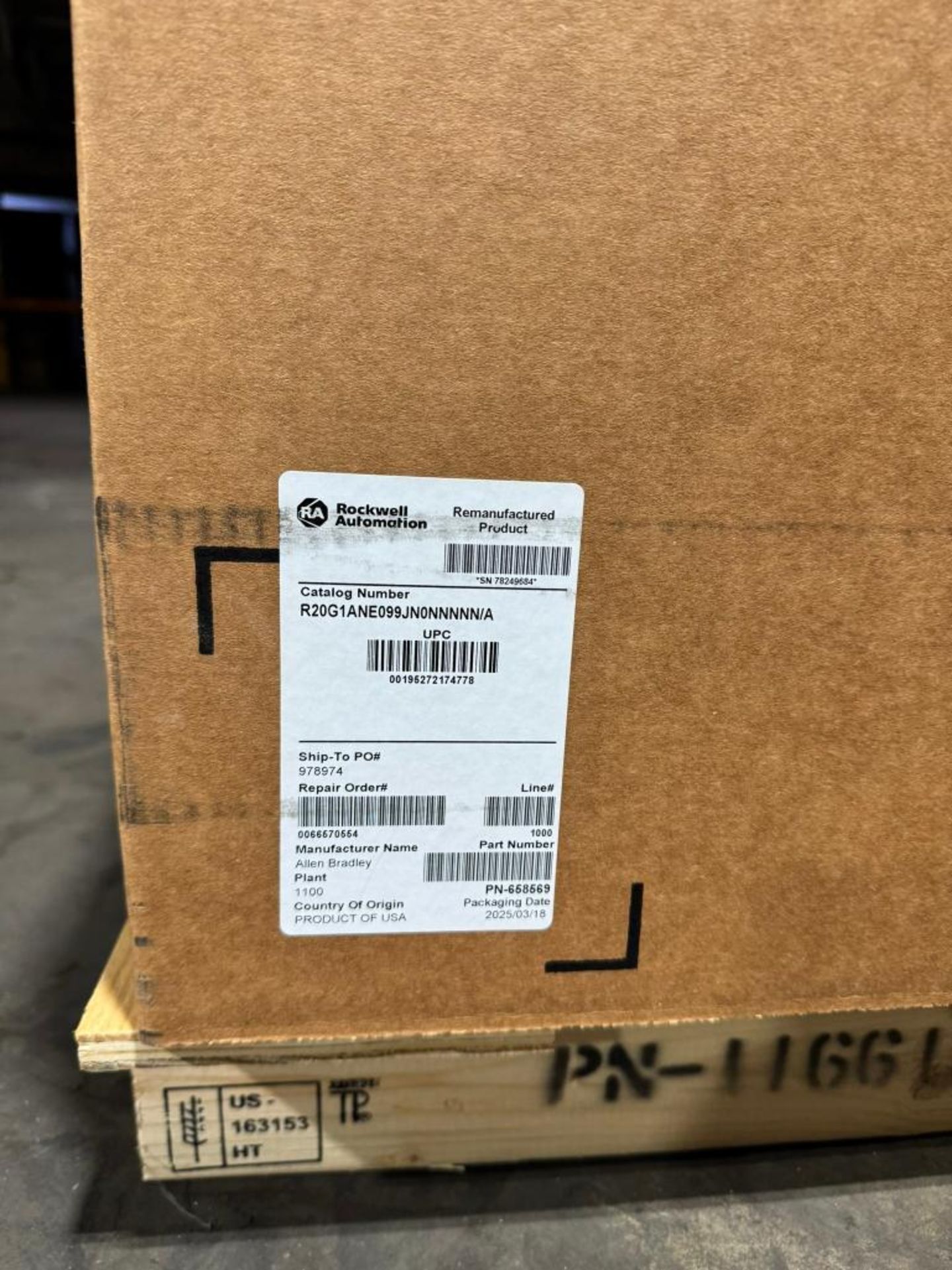 100 HP REMANUFACTURED ALLEN BRADLEY POWERFLEX 755 DRIVE ...