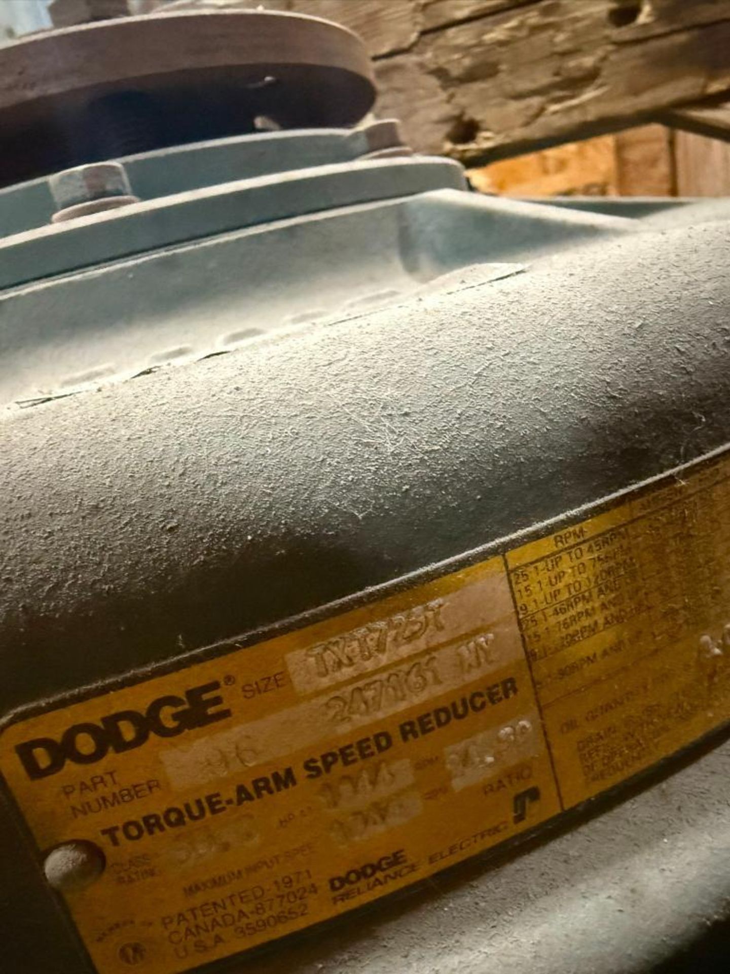 DODGE TXT-725-AT / TXT725AT 247161 TORQUE-ARM SPEED REDUCER - Simple ...