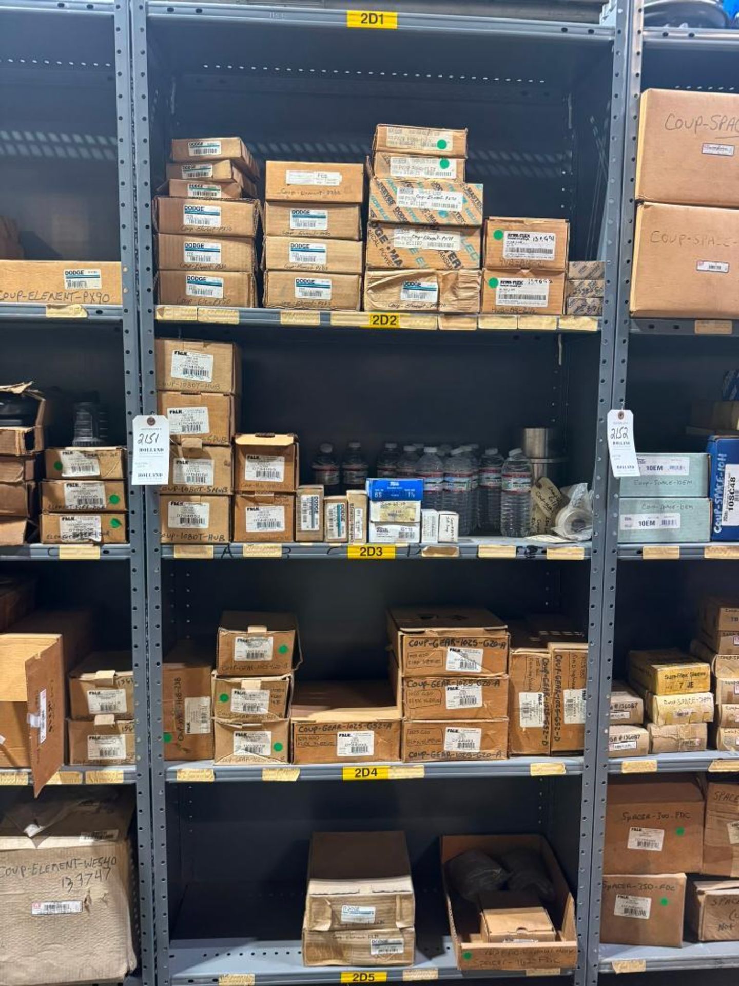 (1) SECTION OF CONTENTS ON SHELVES - Simple Rigging/Loading Fee: $100