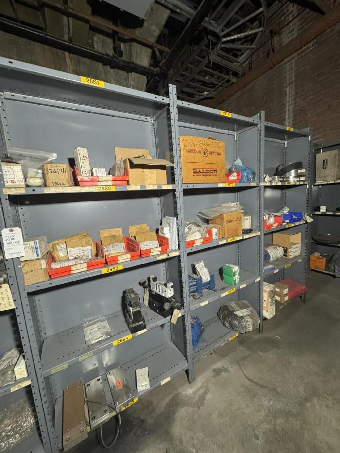 (3) SECTIONS OF CONTENTS ON SHELVES - Simple Rigging/Loading Fee: $100