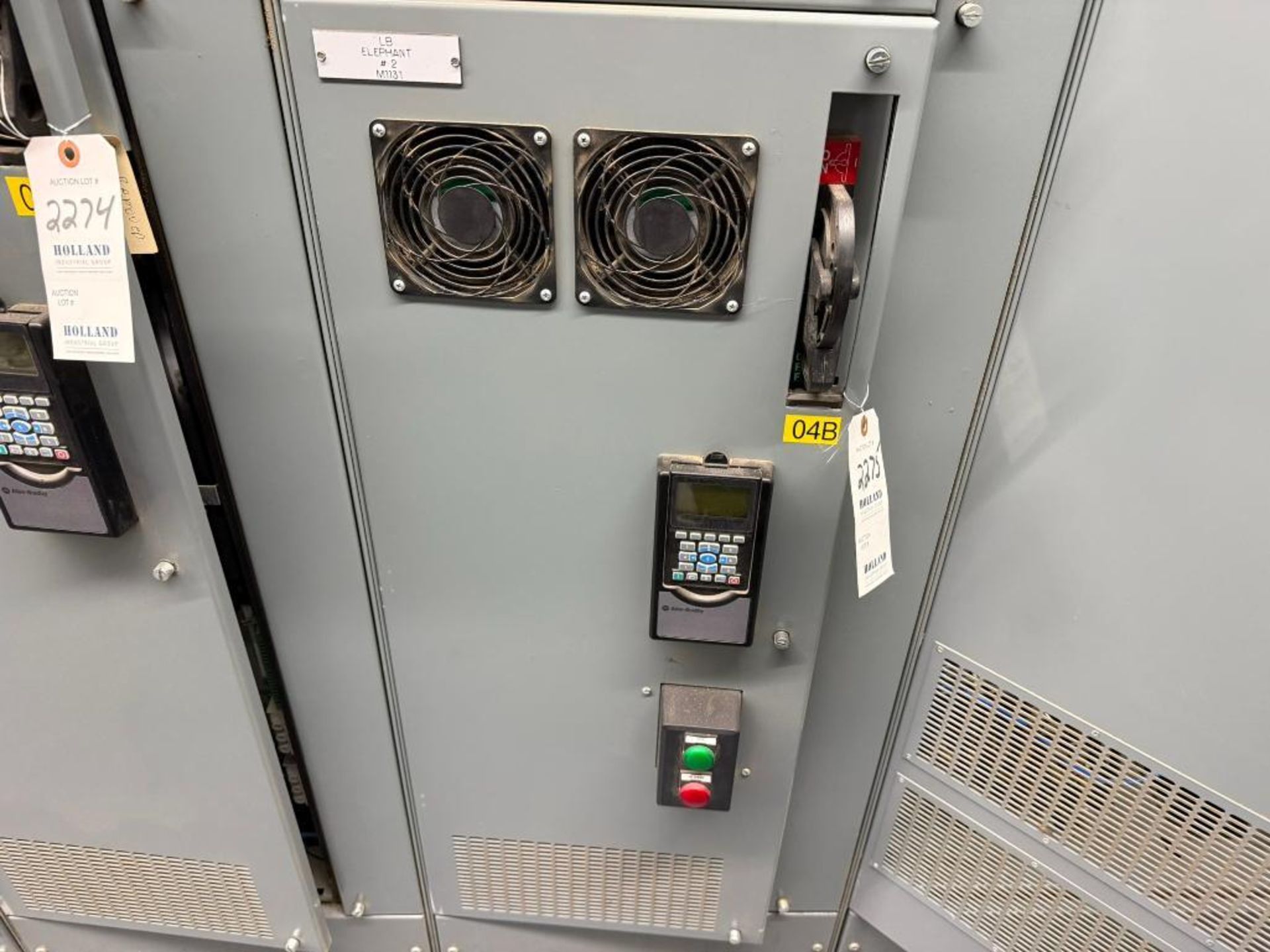 25 HP ALLEN BRADLEY POWERFLEX 755 DRIVE CAT. 20G11NE027AA0NNNNN 600V ...