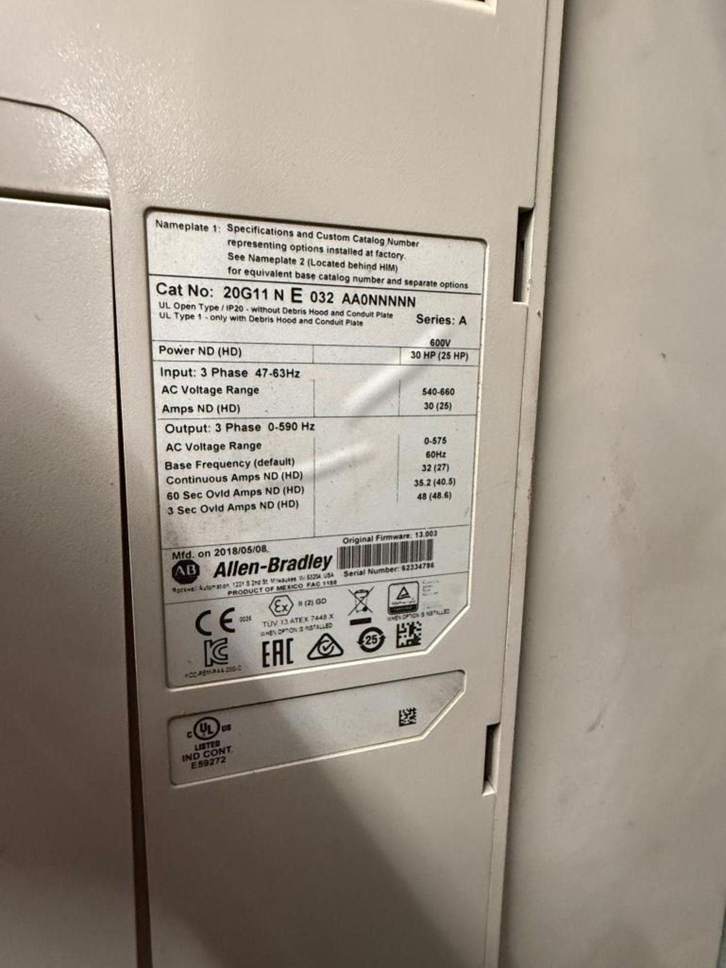 CABINET OF (4) ALLEN BRADLEY POWERFLEX 755 DRIVE VFDS - Simple Rigging ...