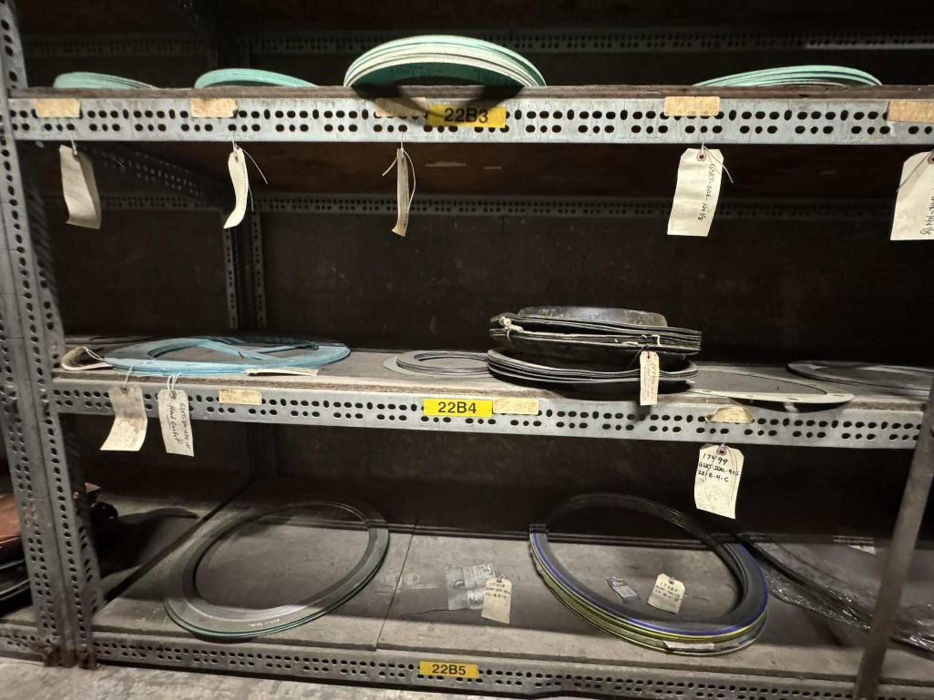 (3) SECTION OF SEALING CONTENTS ON SHELVES