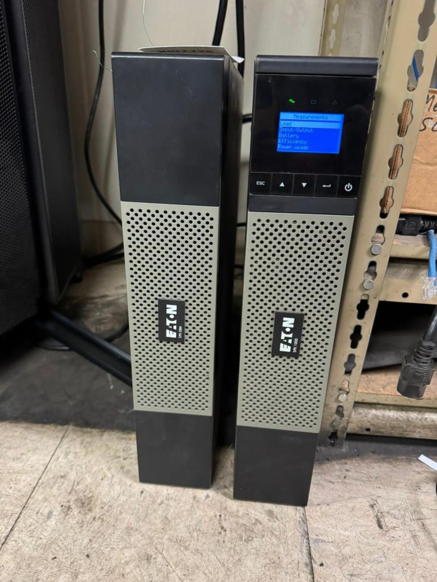 LOT OF (2) EATON MODEL SPX EBM BATTERY BACK UP UNITS - Simple Rigging ...