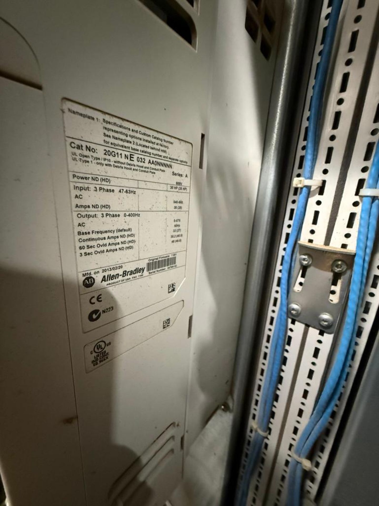 CABINET OF (4) ALLEN BRADLEY POWERFLEX 755 DRIVE VFDS - Simple Rigging ...
