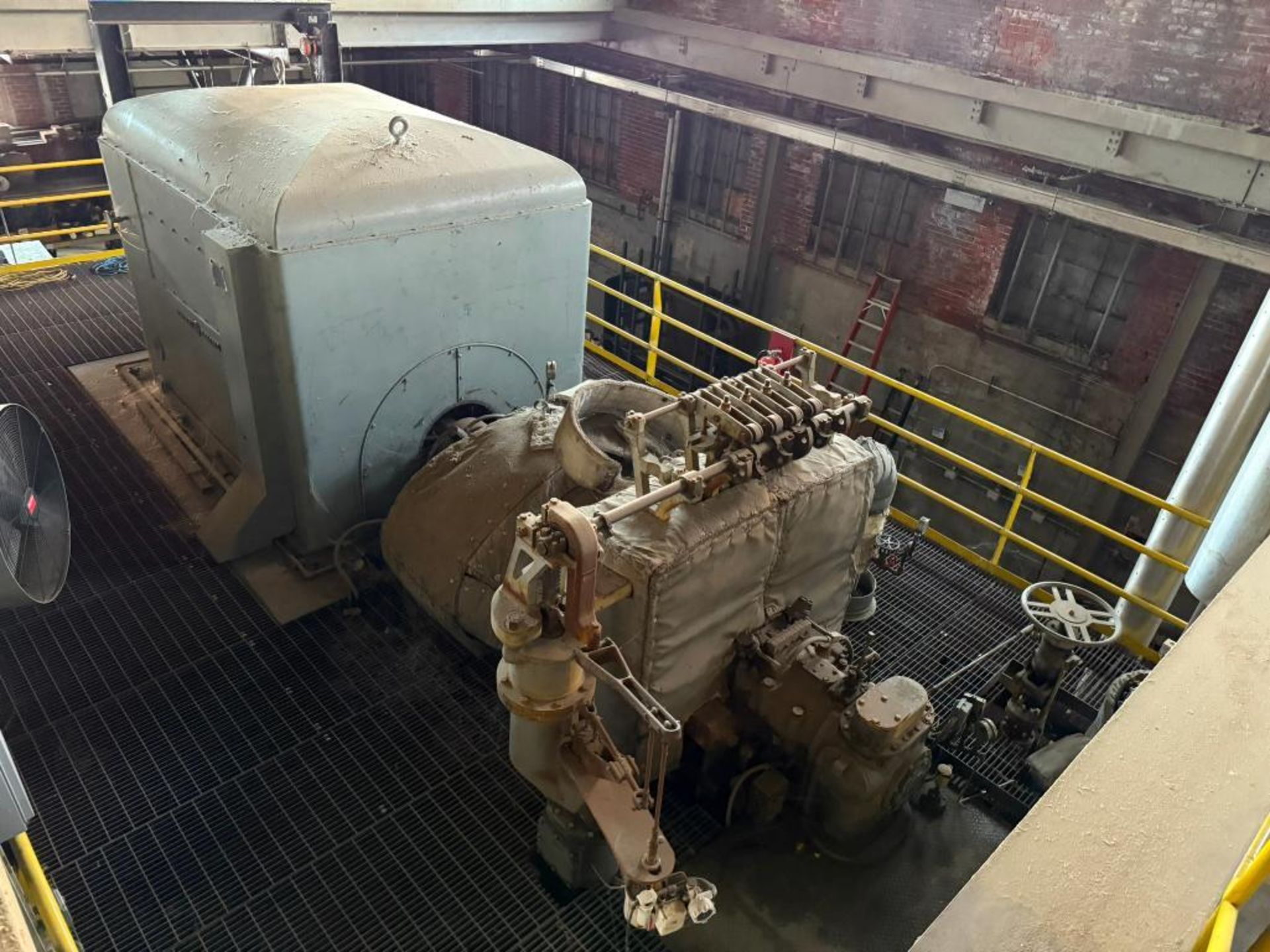 GENERAL ELECTRIC STEAM TURBINE NO 139847 - 3600KW - 6250 KVA - Simple ...