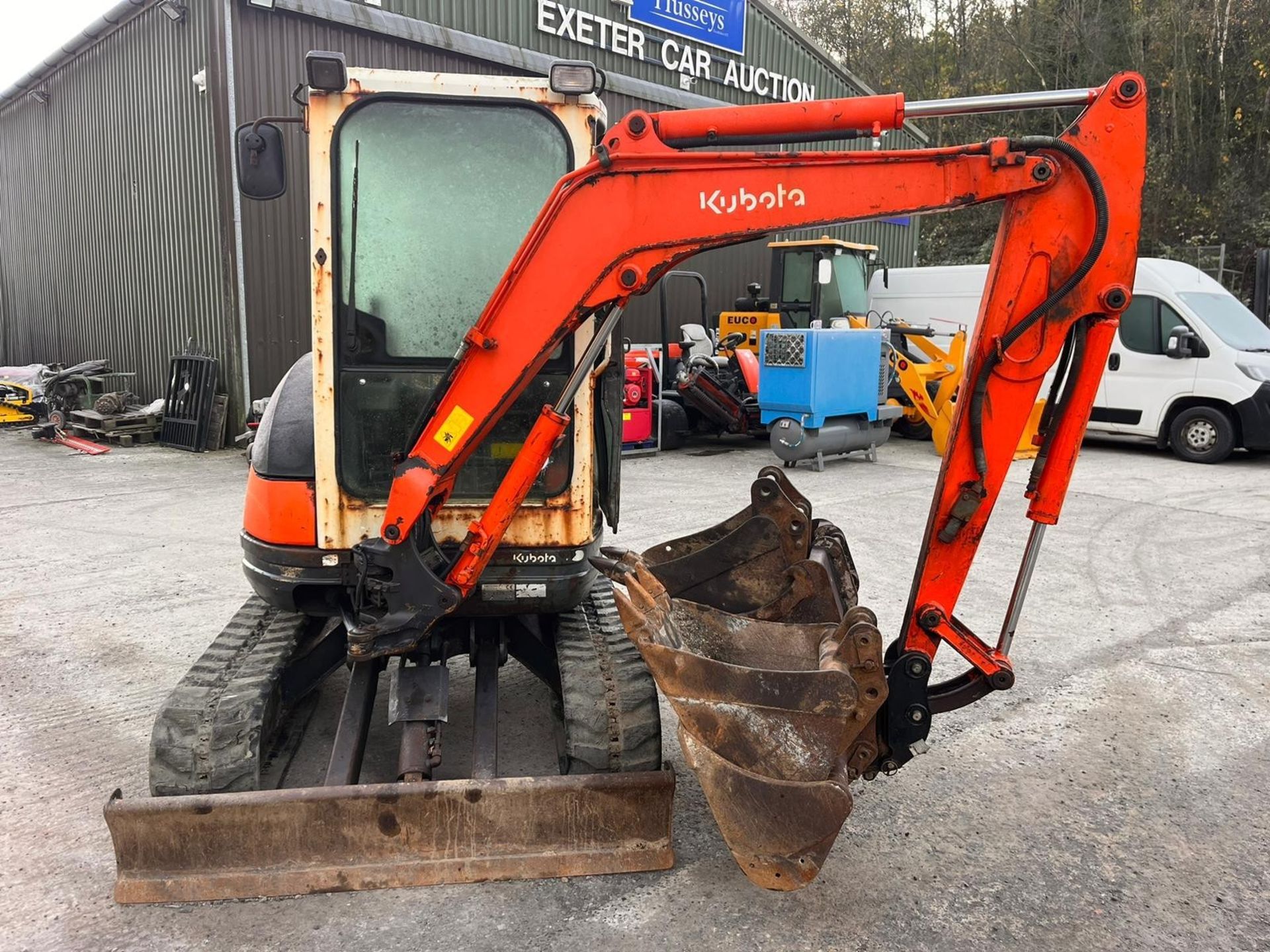 KUBOTA U25-3 DIGGER C.W QH & 4 BUCKETS RTD
