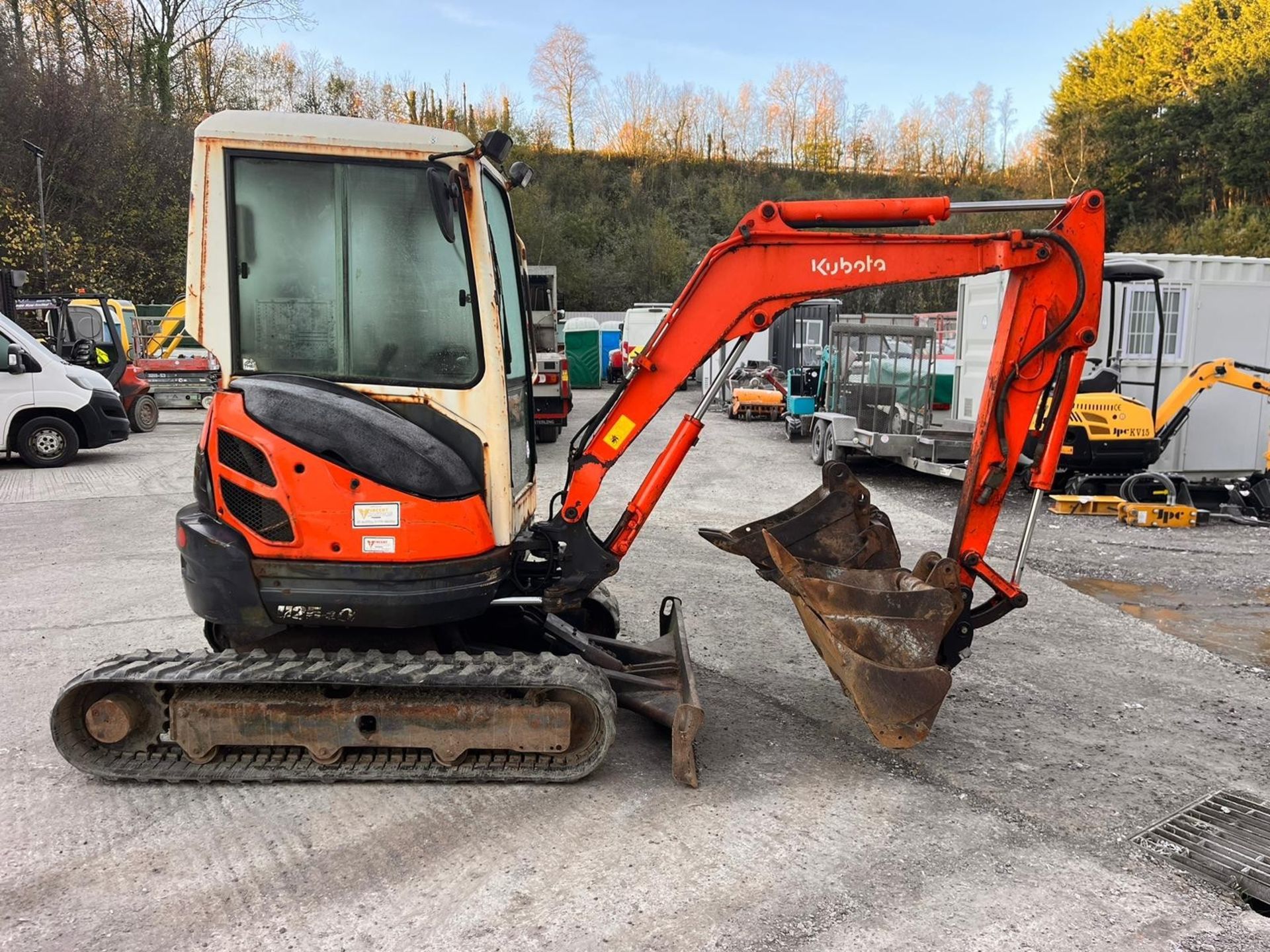 KUBOTA U25-3 DIGGER C.W QH & 4 BUCKETS RTD