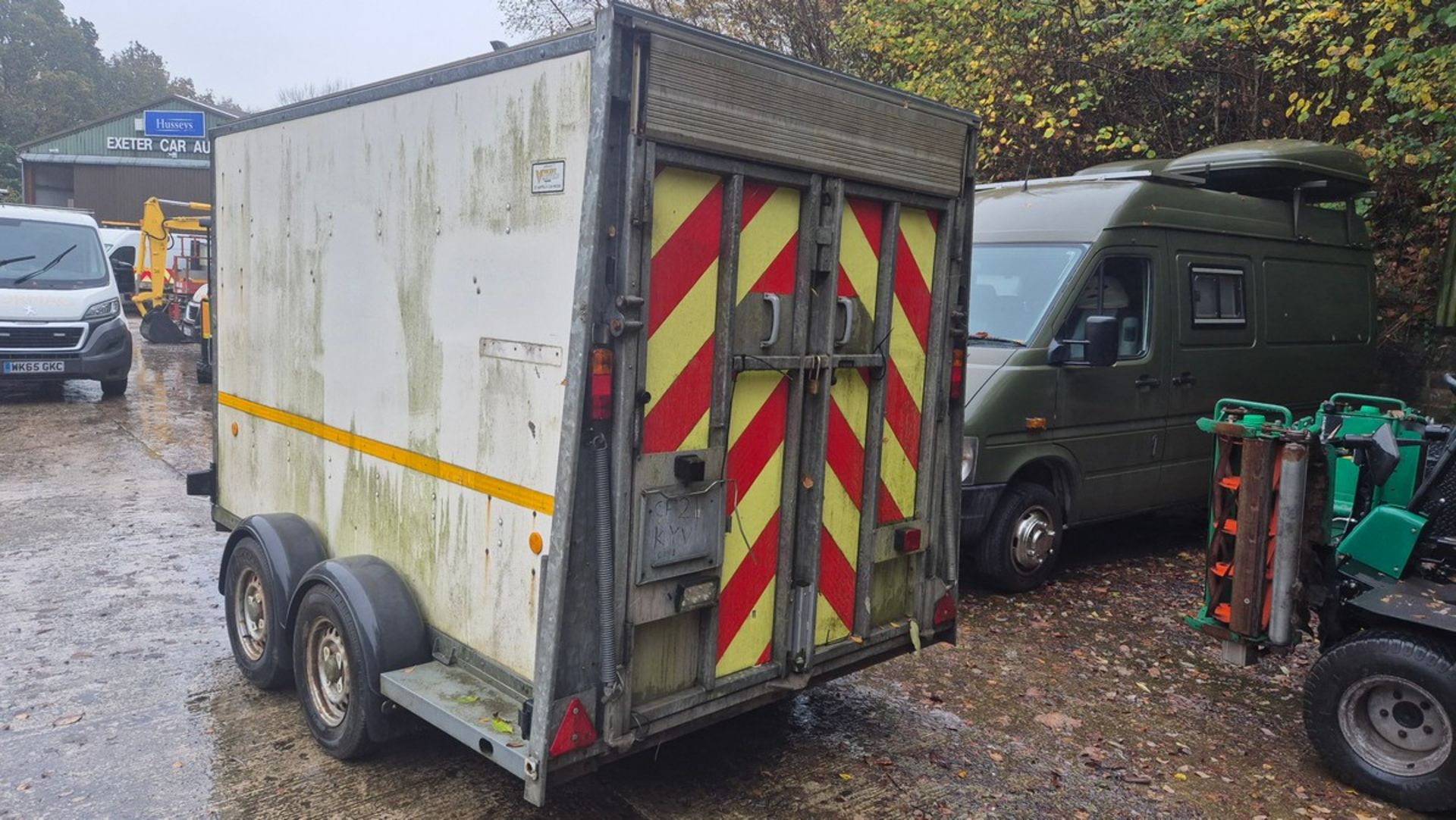 IFOR WILLIAMS TWIN AXLE BOX TRAILER INTERNAL DIMENSIONS 11FT2X4FT11 ...